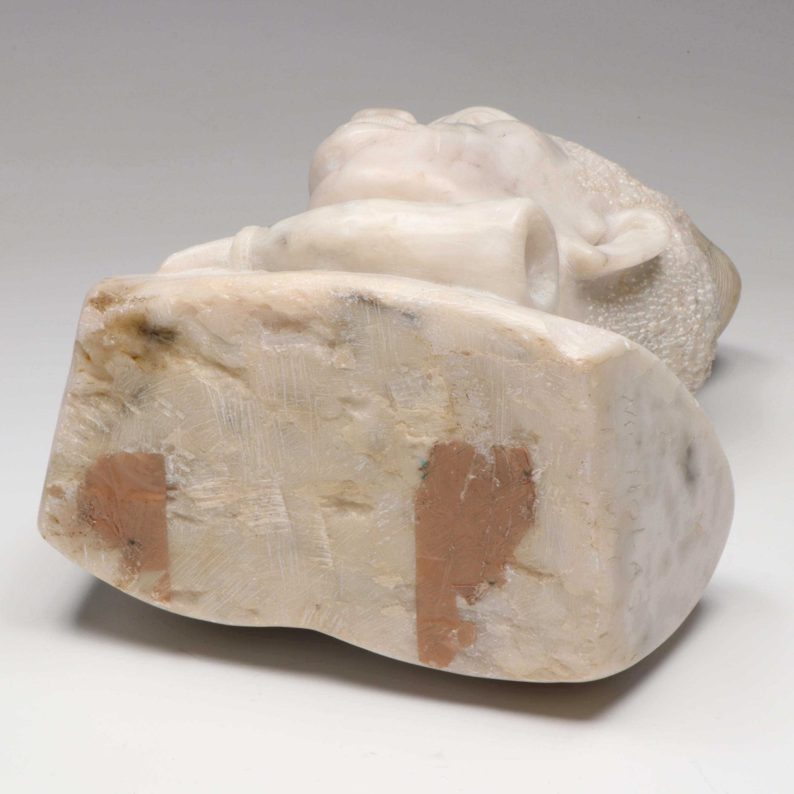 Nicholas Tandi Carved Marble Bust | EBTH