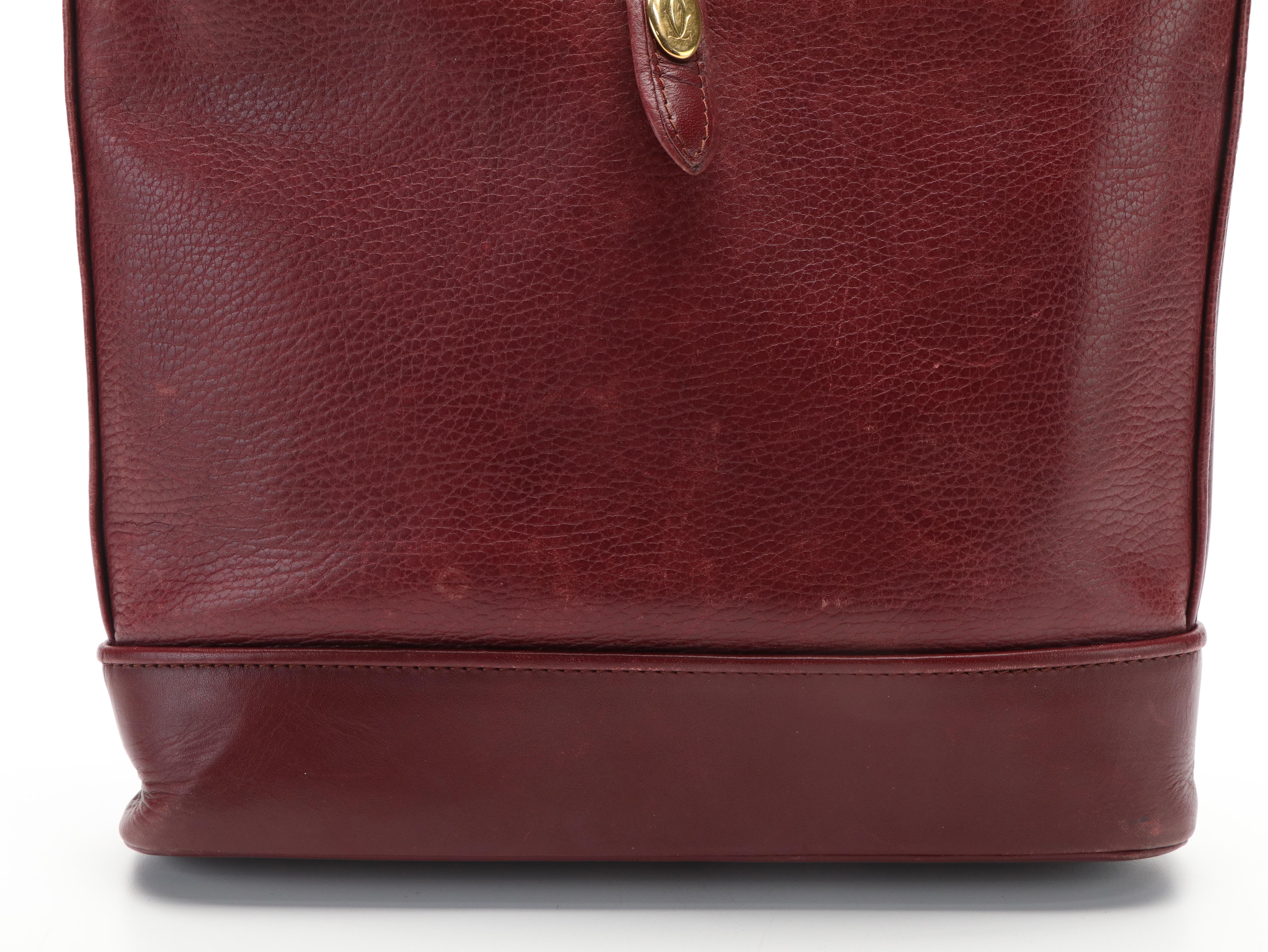 Cartier Leather Must de Cartier Trinity Vertical Shoulder Bag | EBTH