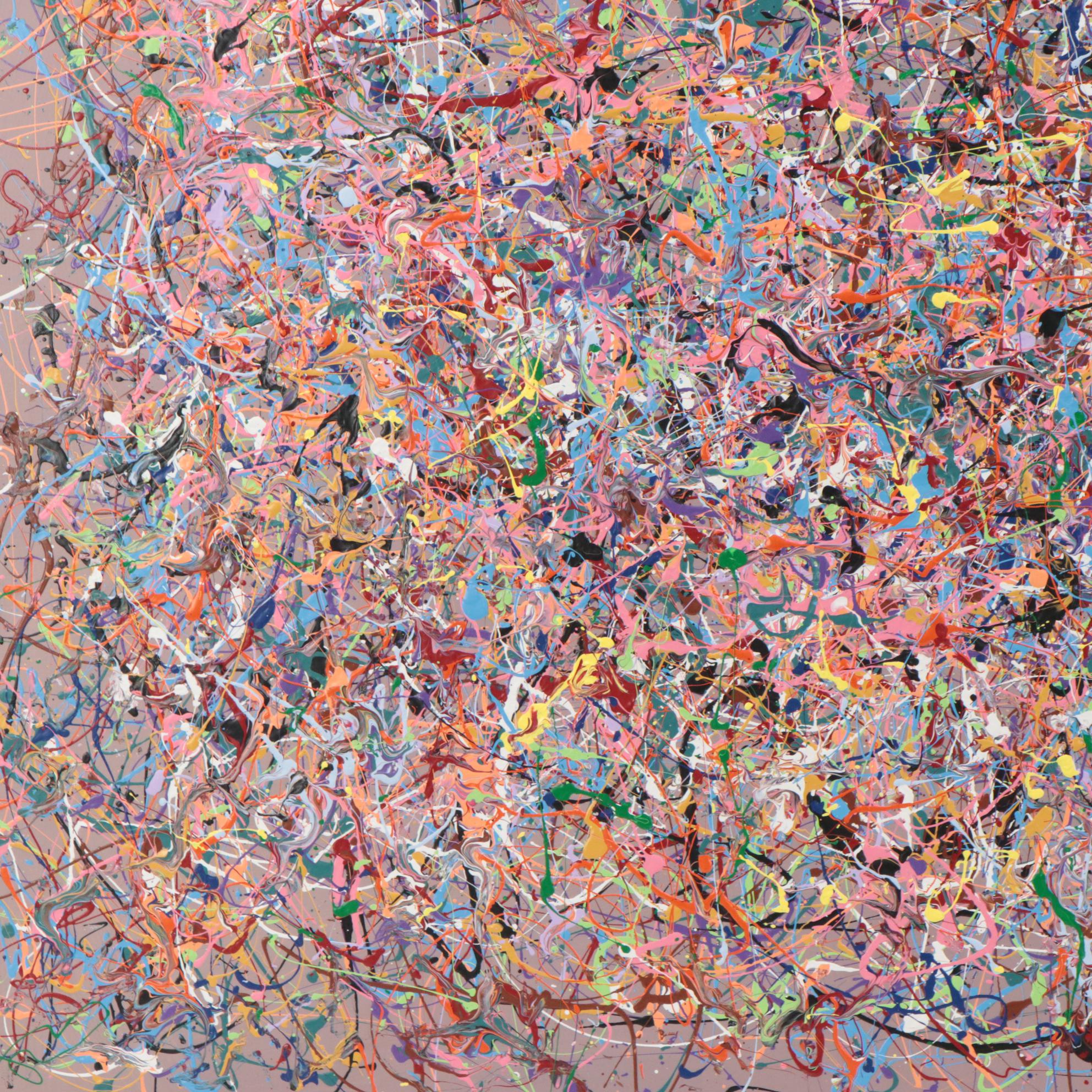 Michael Karr Abstract Expressionistic Acrylic Painting, 2024 | EBTH