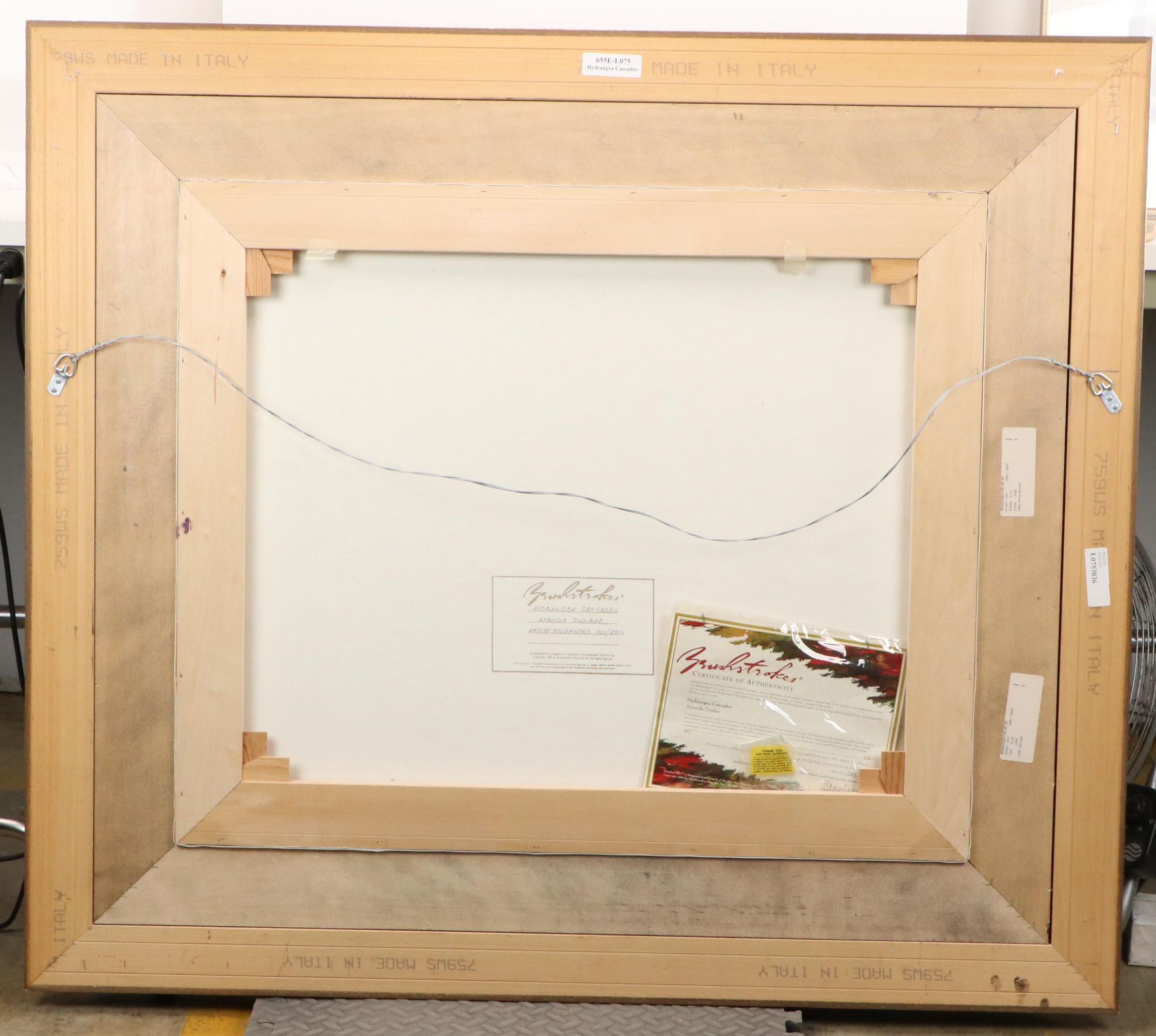 Amanda Dunbar Embellished Lithograph "Hydrangea Cascades," 2004 | EBTH