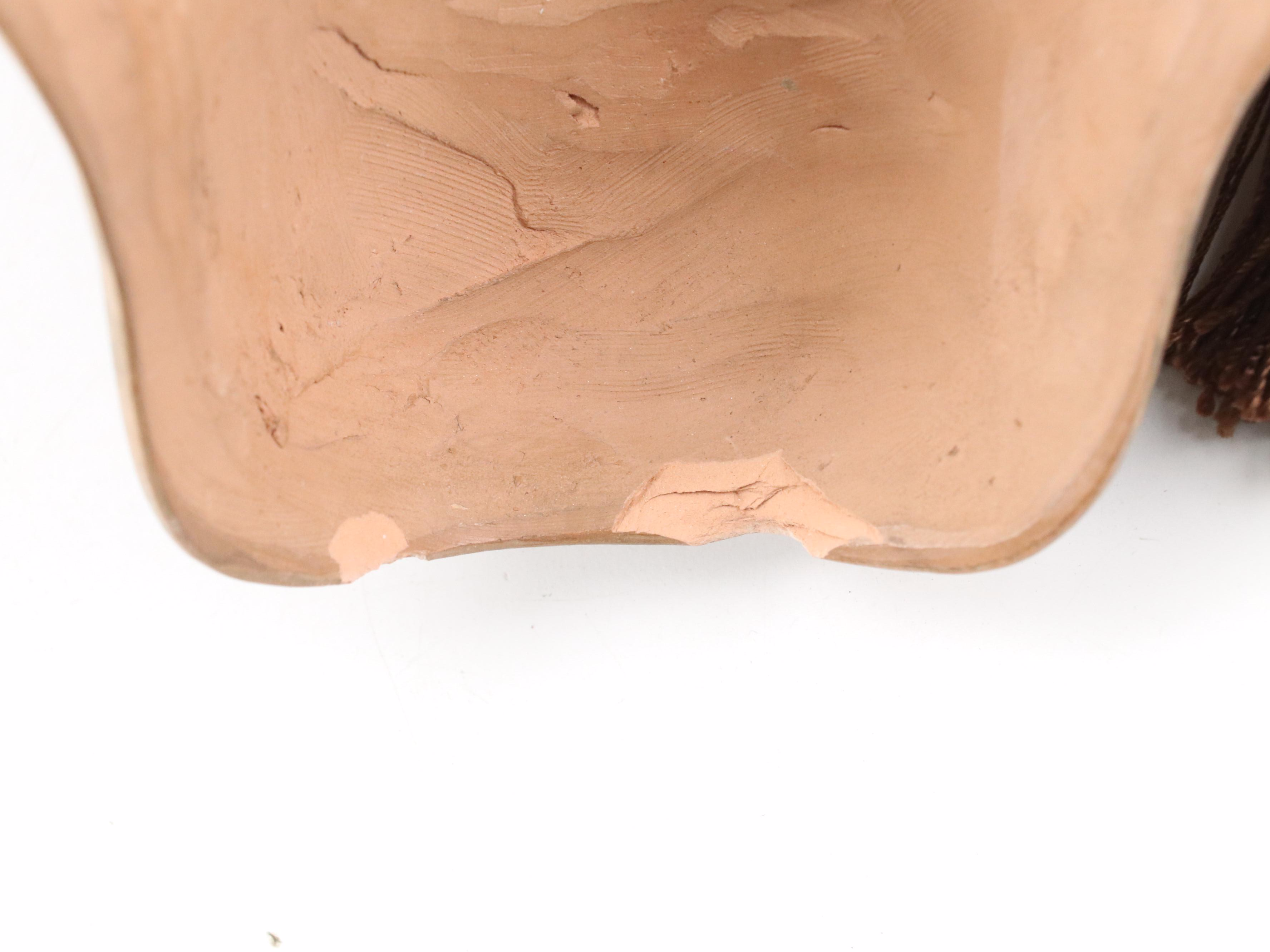 Japanese Ceramic Noh Theater Mask of Shishiguchi | EBTH