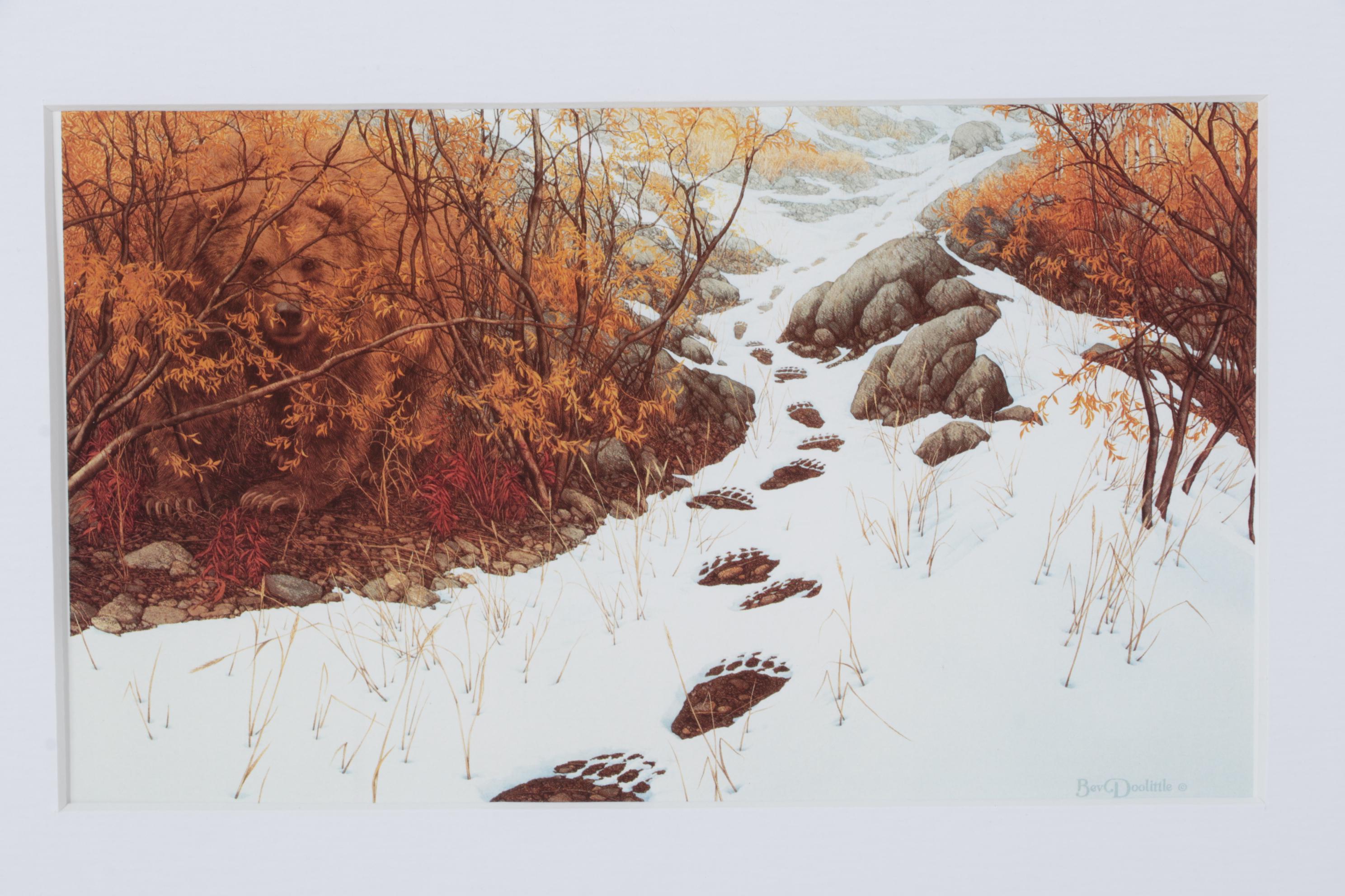 Offset Lithographs After Bev Doolittle Including "Season of the Eagle ...