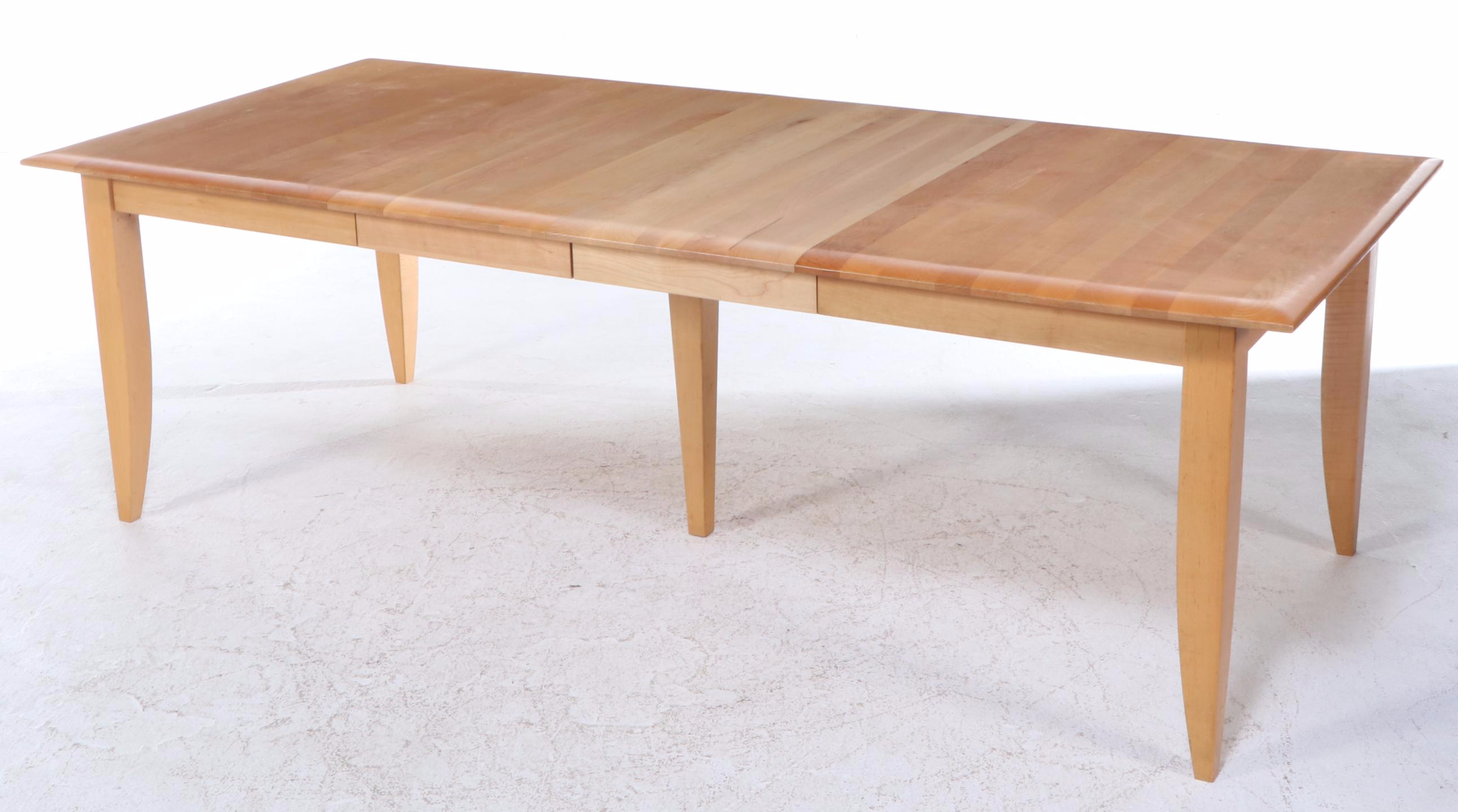 Arhaus Furniture Maple Extending Dining Table | EBTH