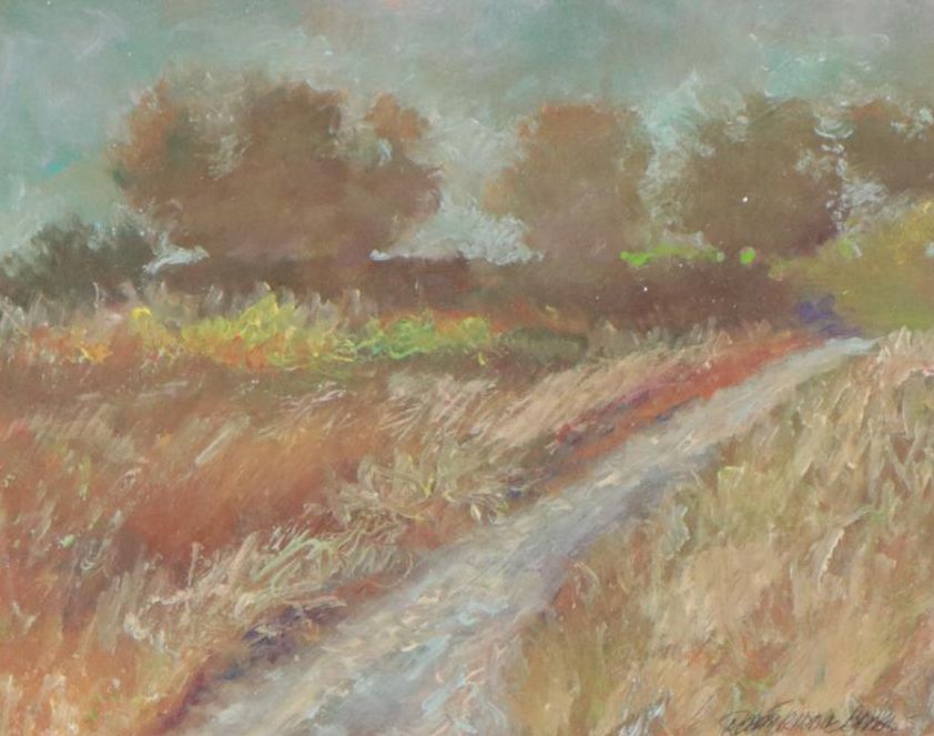 Robert Riddle-Baker Landscape Acrylic Painting "The Old Road," 2025 | EBTH