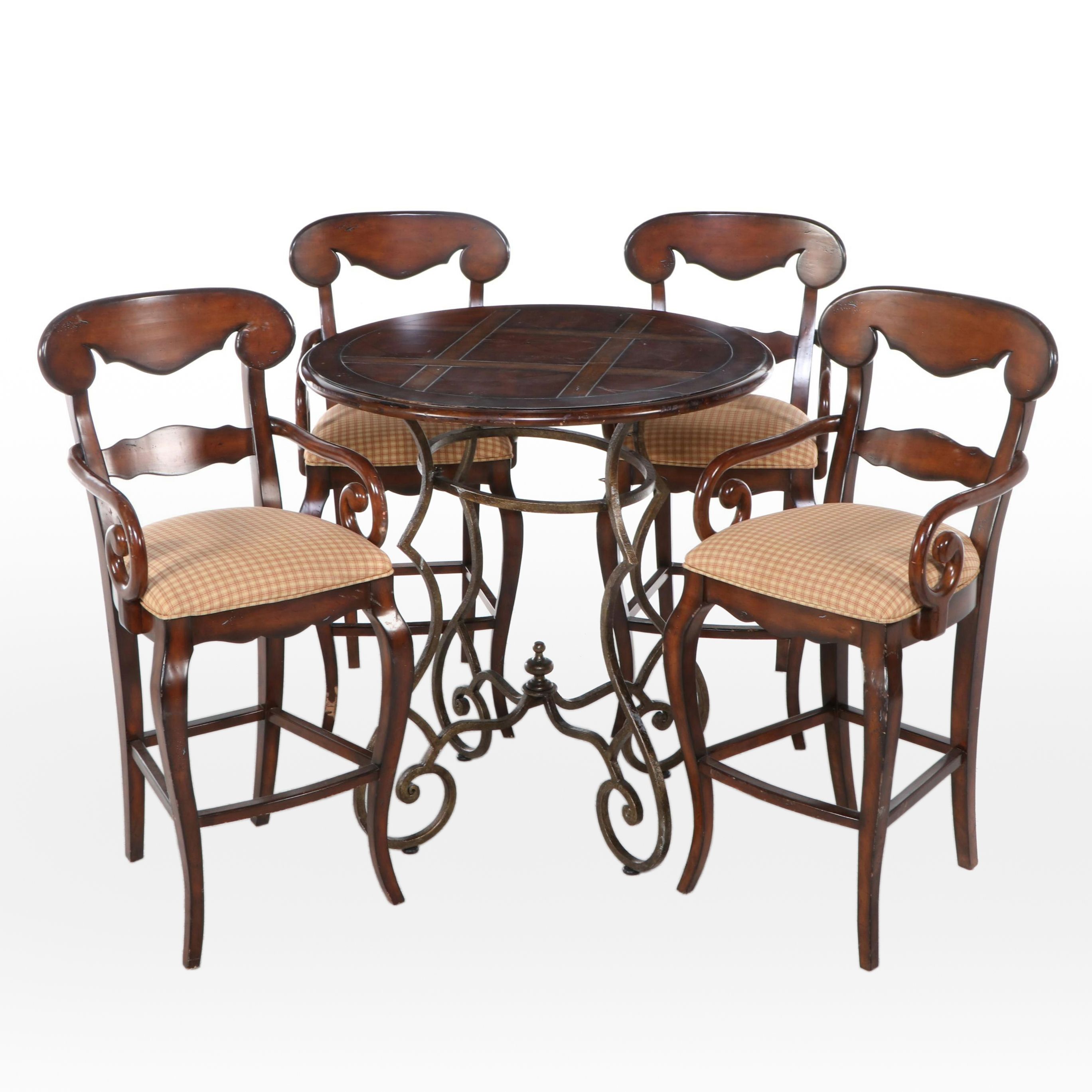 Contemporary Five-Piece High Top Dining Set | EBTH