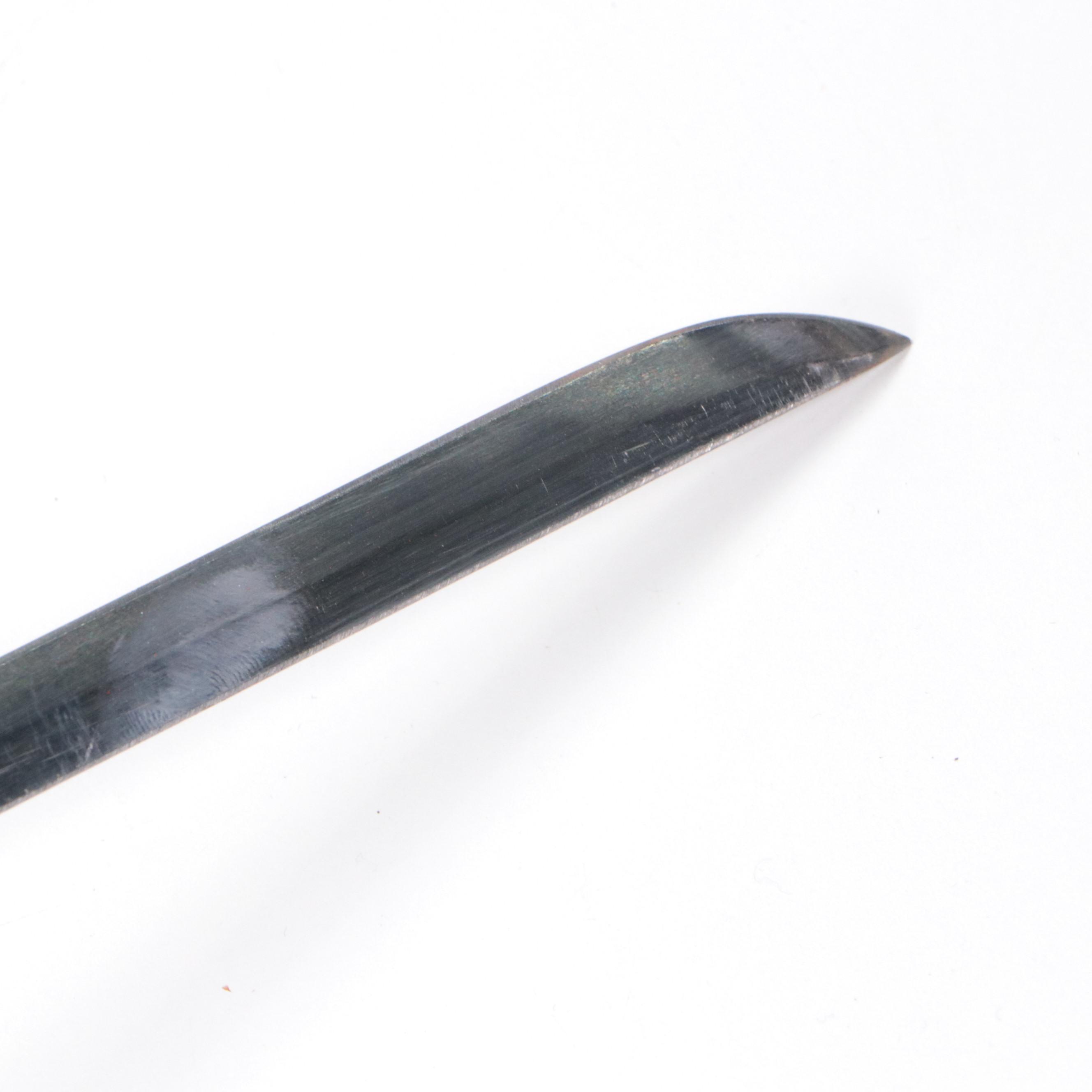 Embossed Derby Handle Sword Cane | EBTH