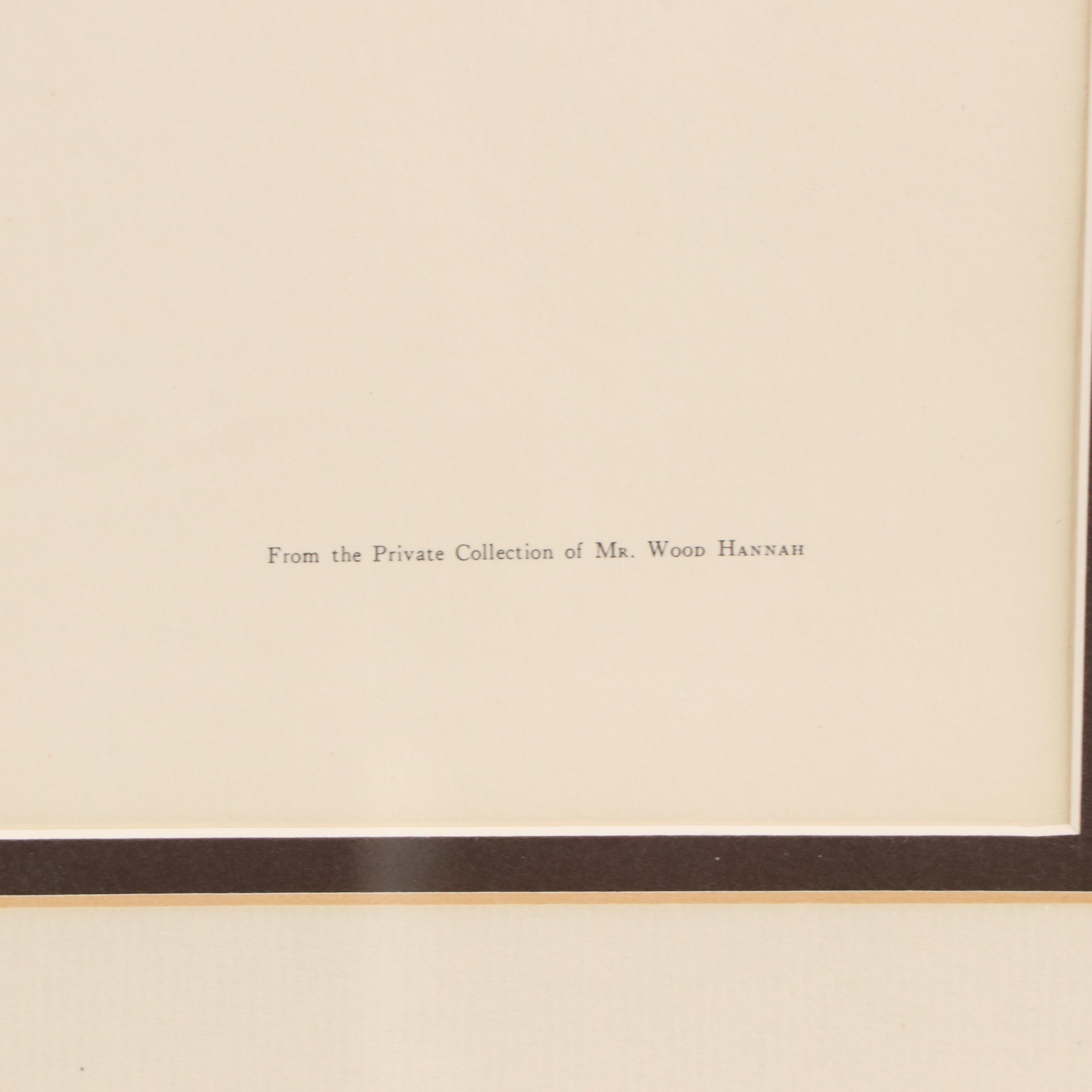 Ray Harm Offset Lithograph "Cardinal", 1963 | EBTH