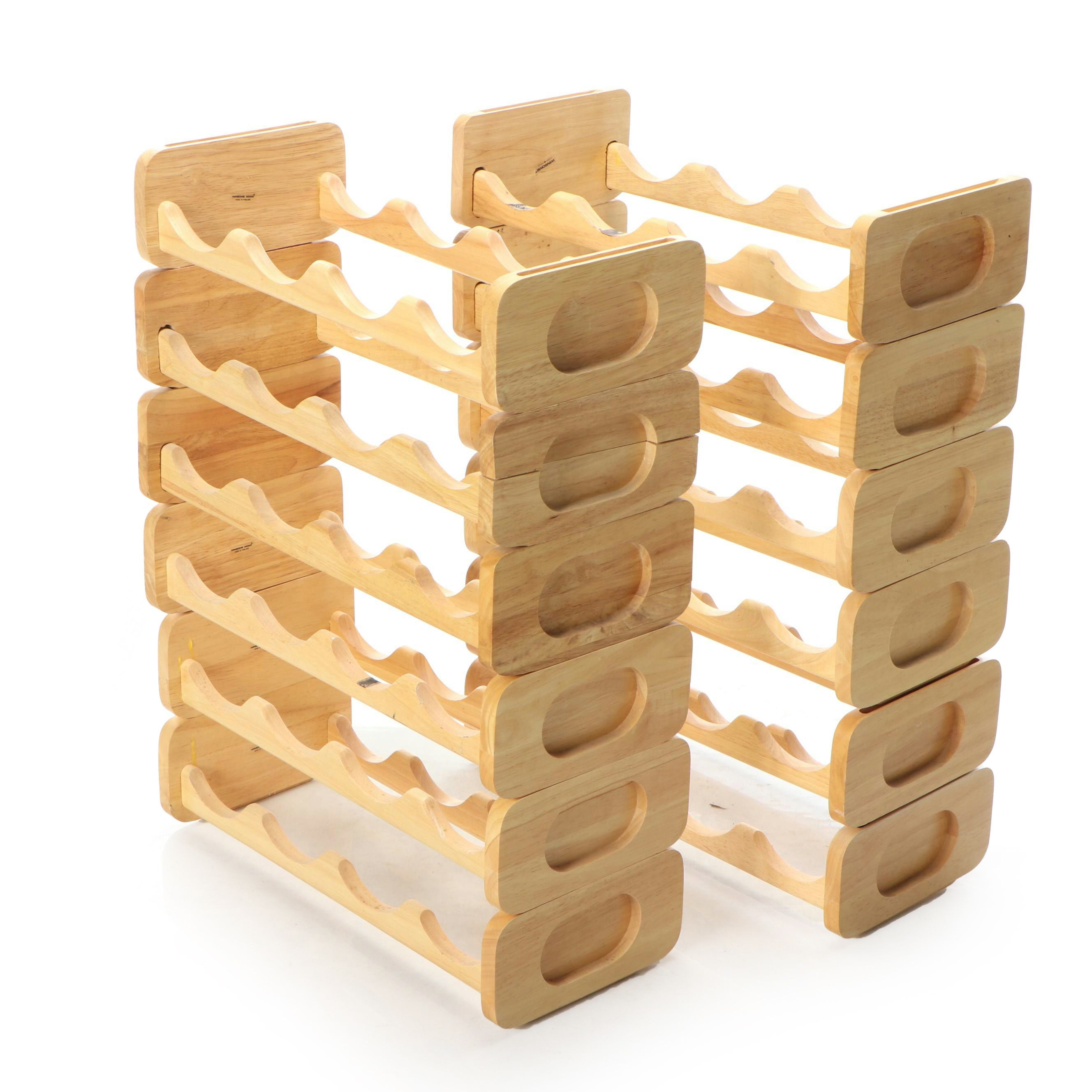 Wooden Stackable Wine Racks | EBTH
