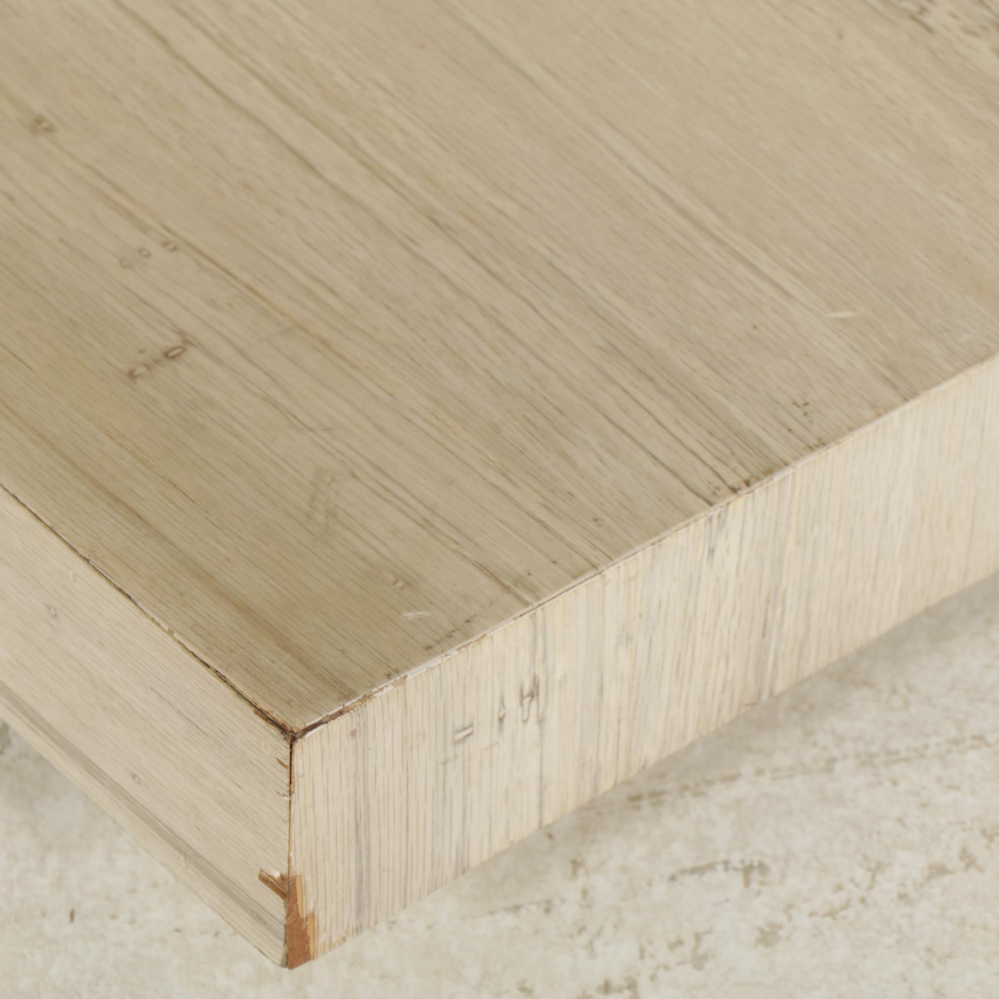 Arhaus "Leandro" Spalted Oak Coffee Table | EBTH