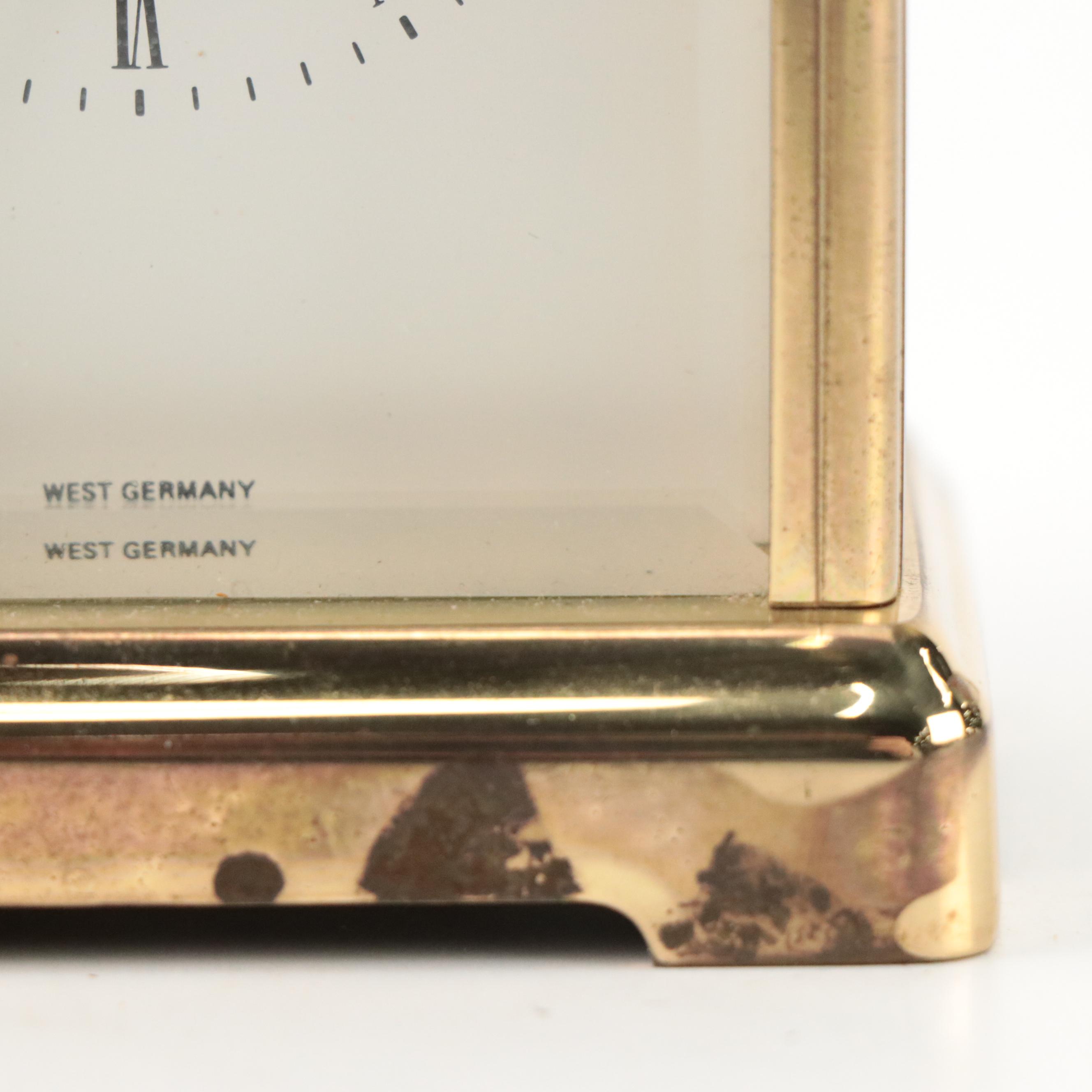 Benchmark German Brass Carriage Clock | EBTH
