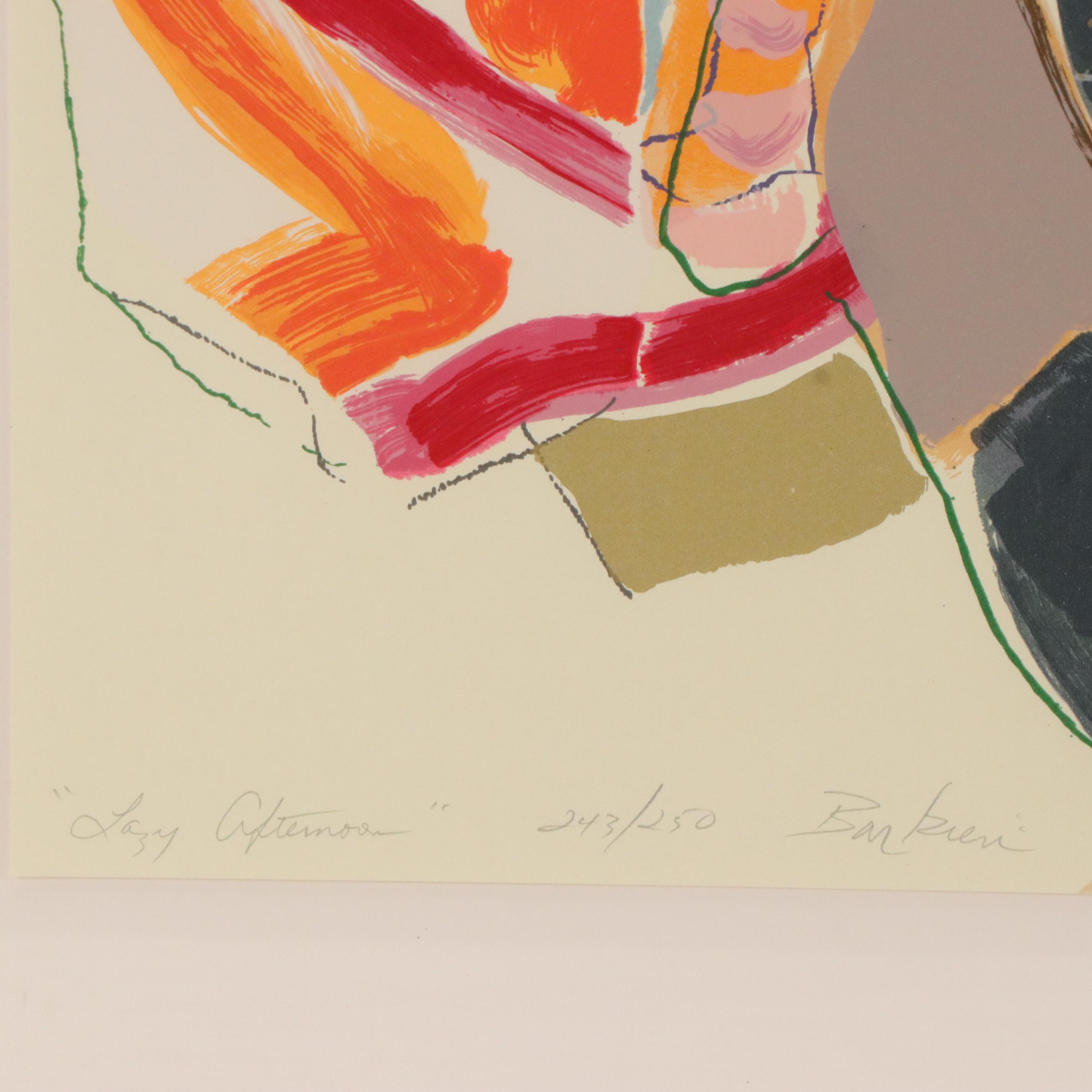 Ann Barbieri Serigraph "Lazy Afternoon," Late 20th Century | EBTH