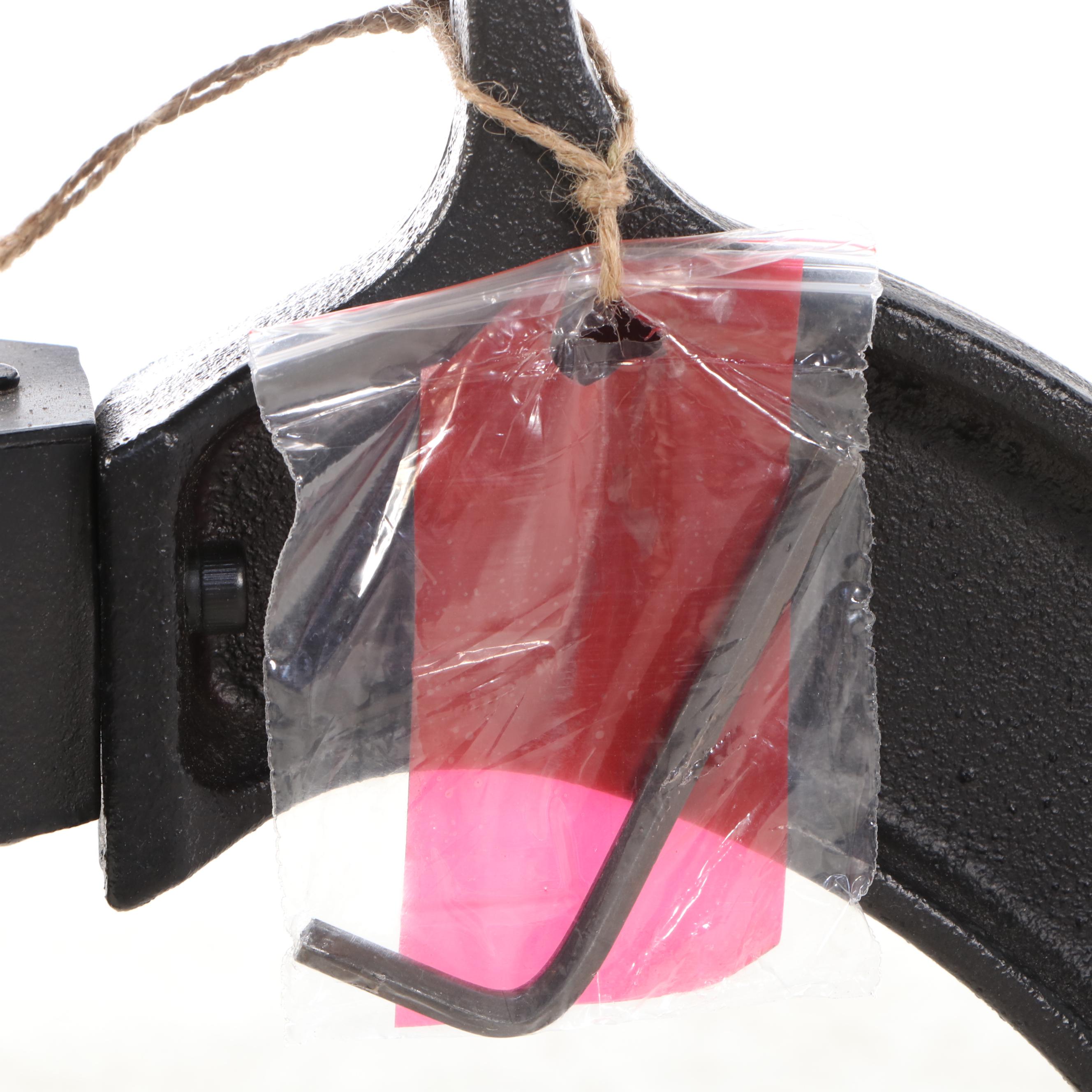 Industrial Style Cast Metal Adjustable Height Pedestal Table | EBTH