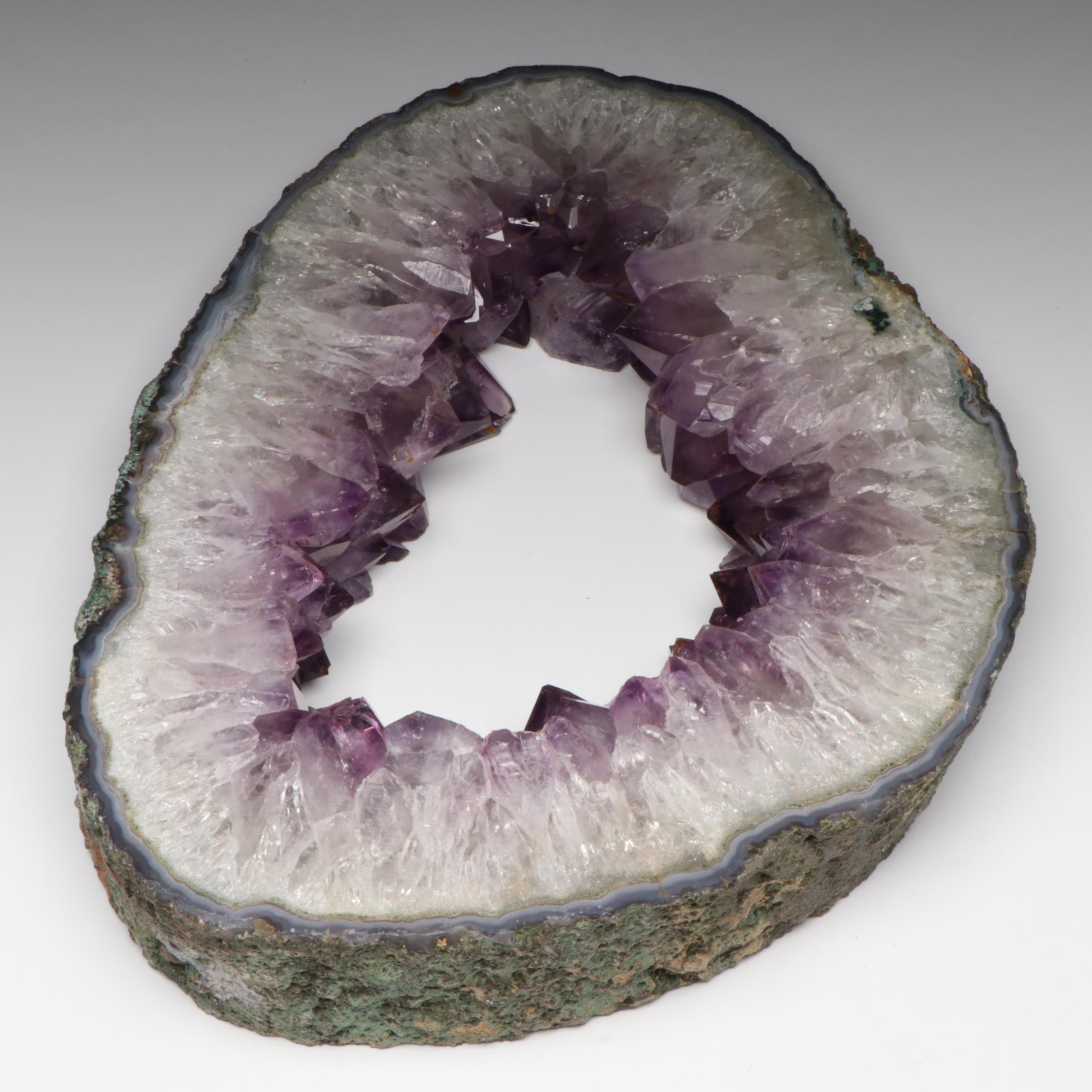 Amethyst Geode Slice | EBTH