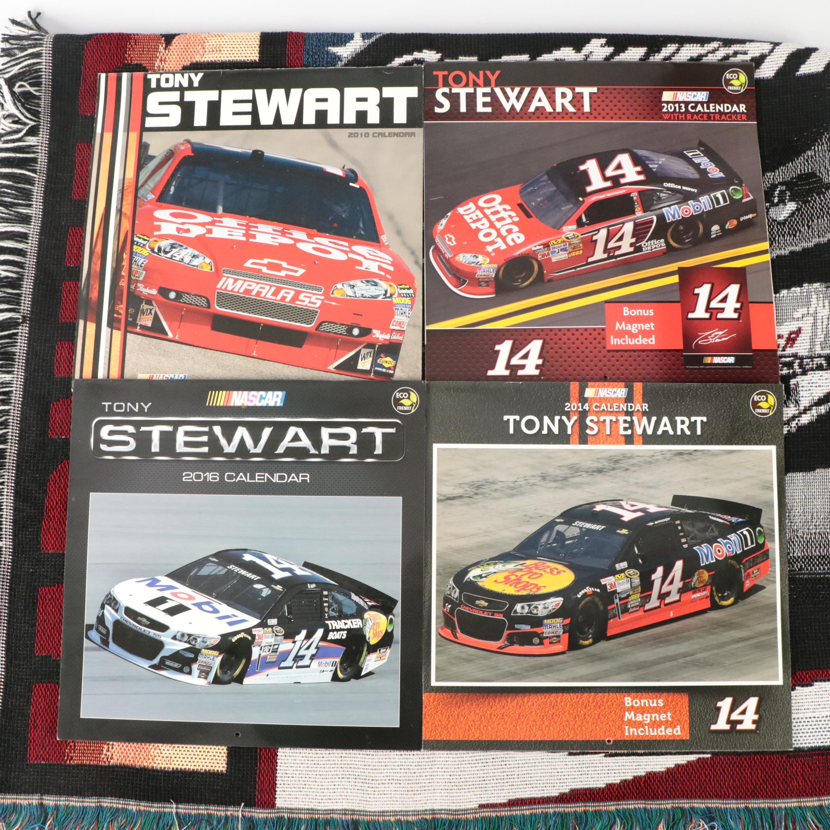 Dale Earnhardt and Other Collectible Racing Cards with Tony Stewart ...