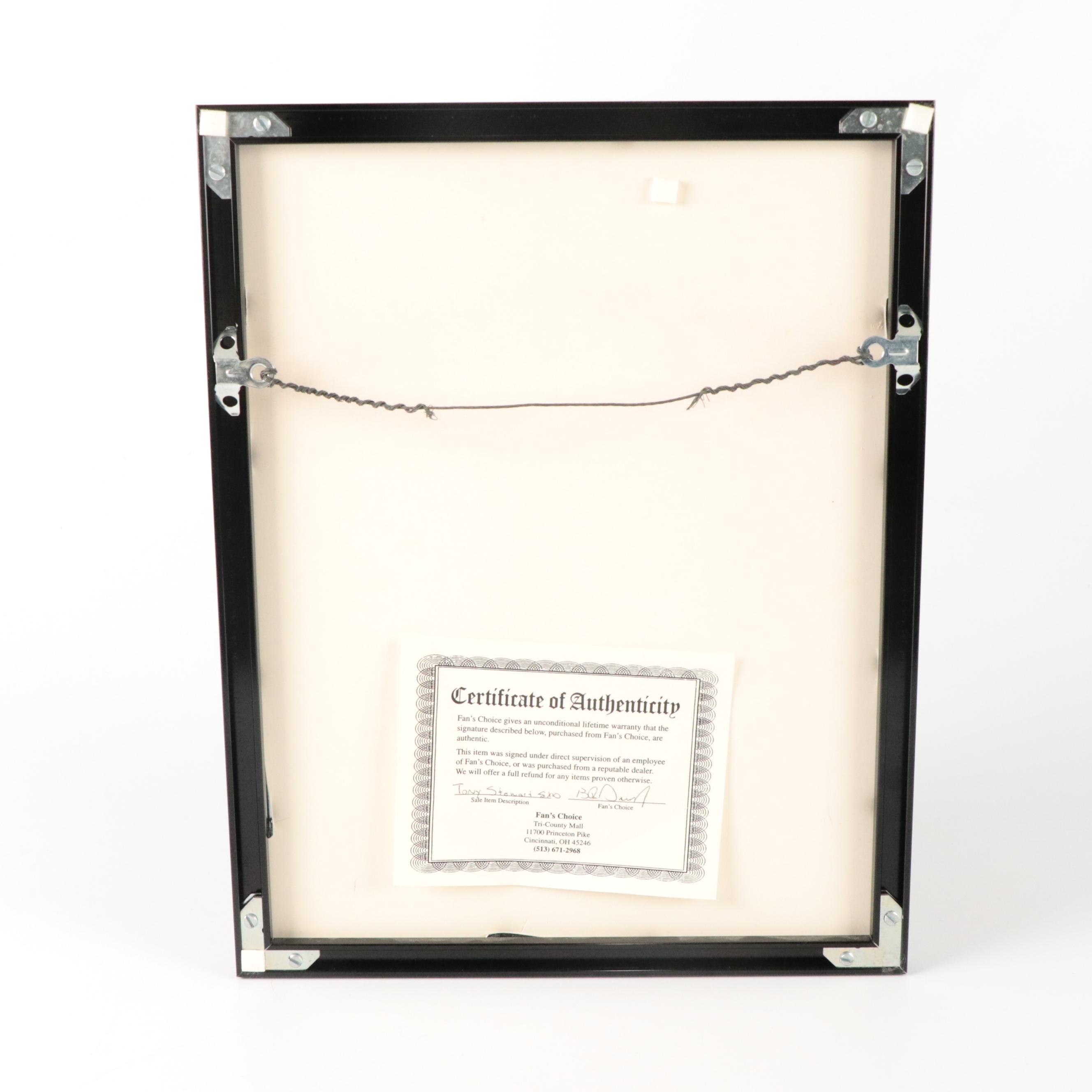 Dale Earnhardt and Other Collectible Racing Cards with Tony Stewart ...