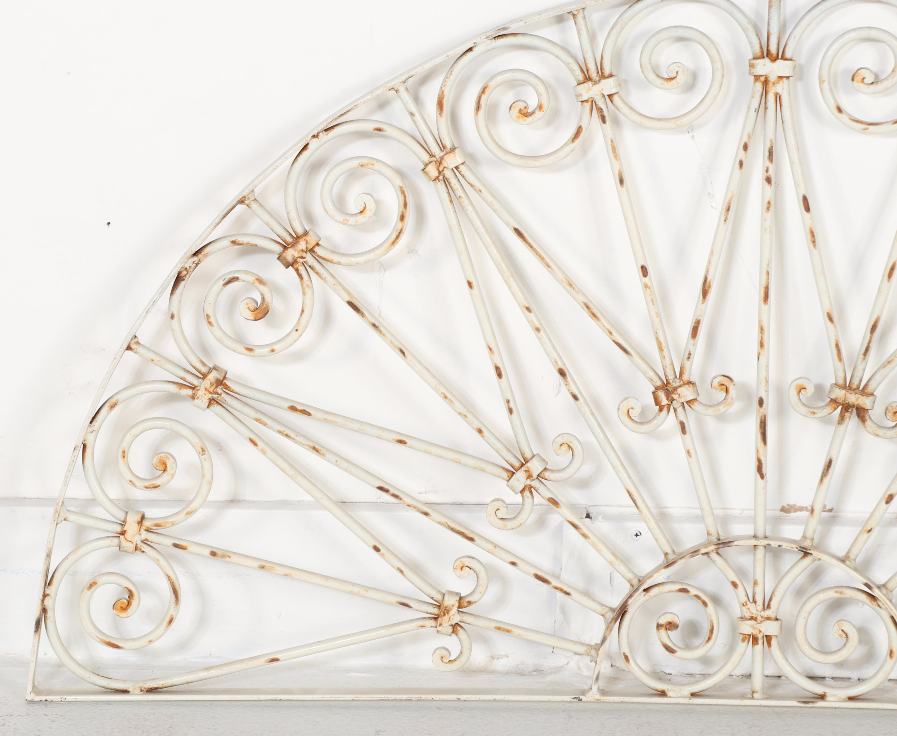 Architectural Style White-Painted Iron Wall Plaque | EBTH