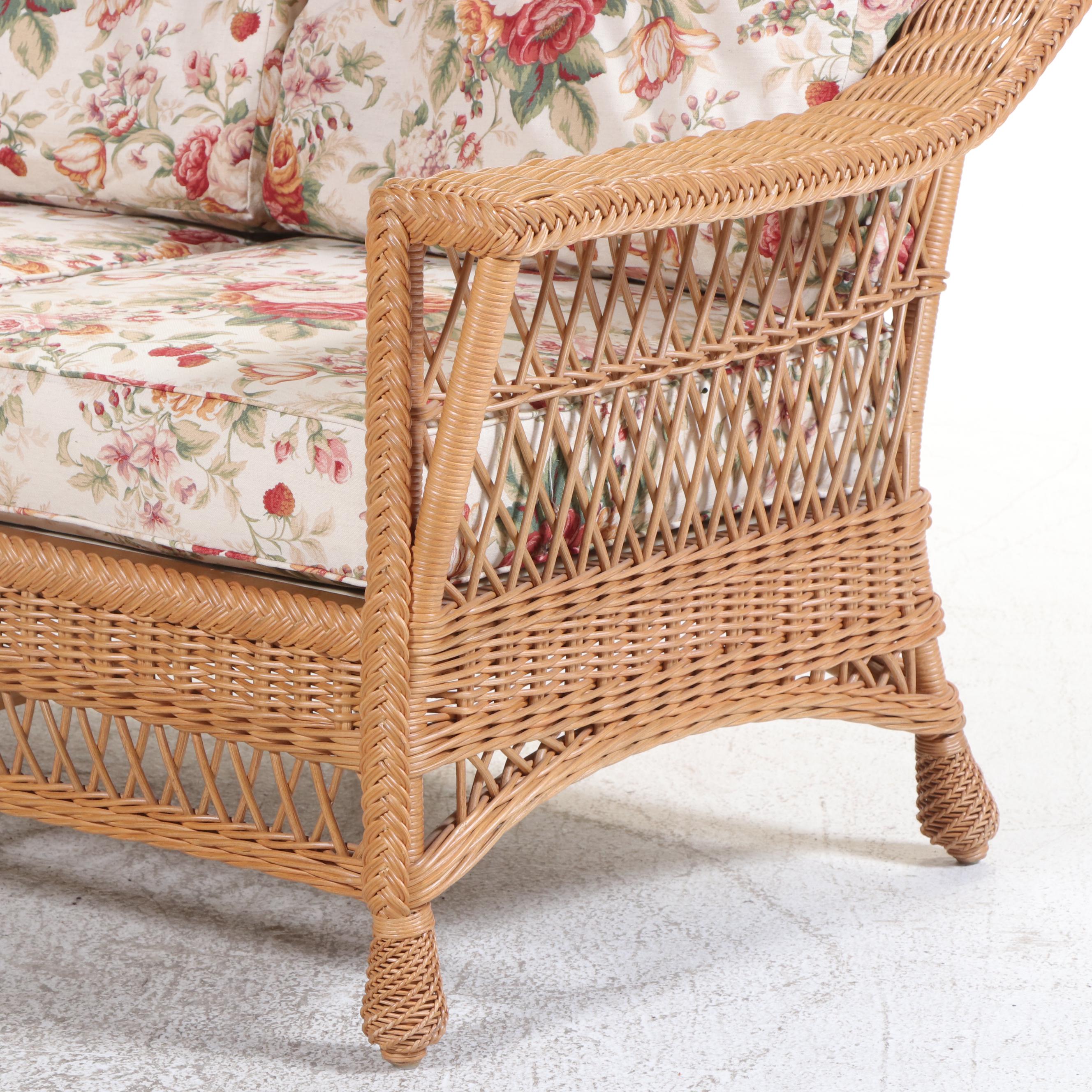 Rattan Patio Lounge Set | EBTH