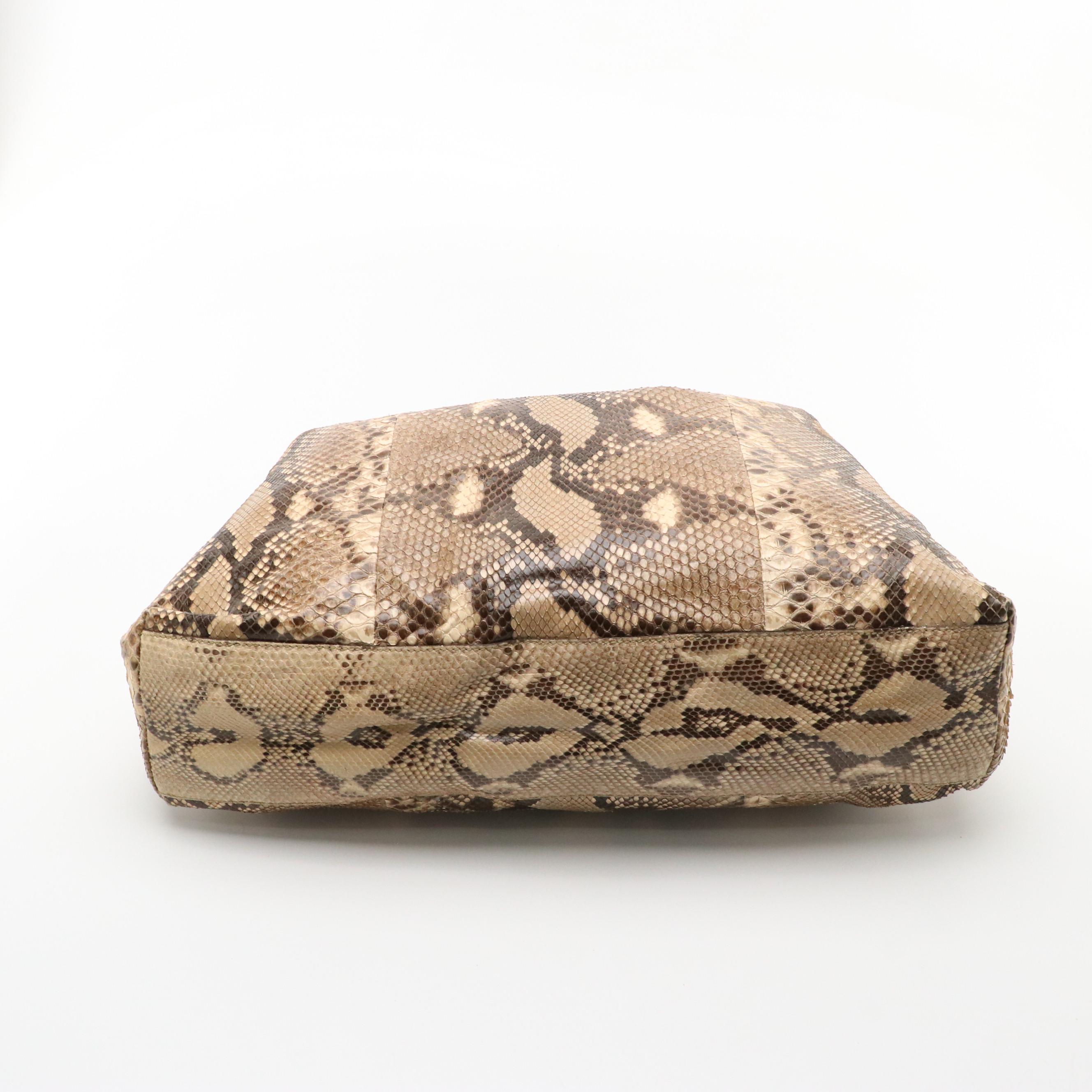 Gucci Hobo Shoulder Bag in Python Skin | EBTH