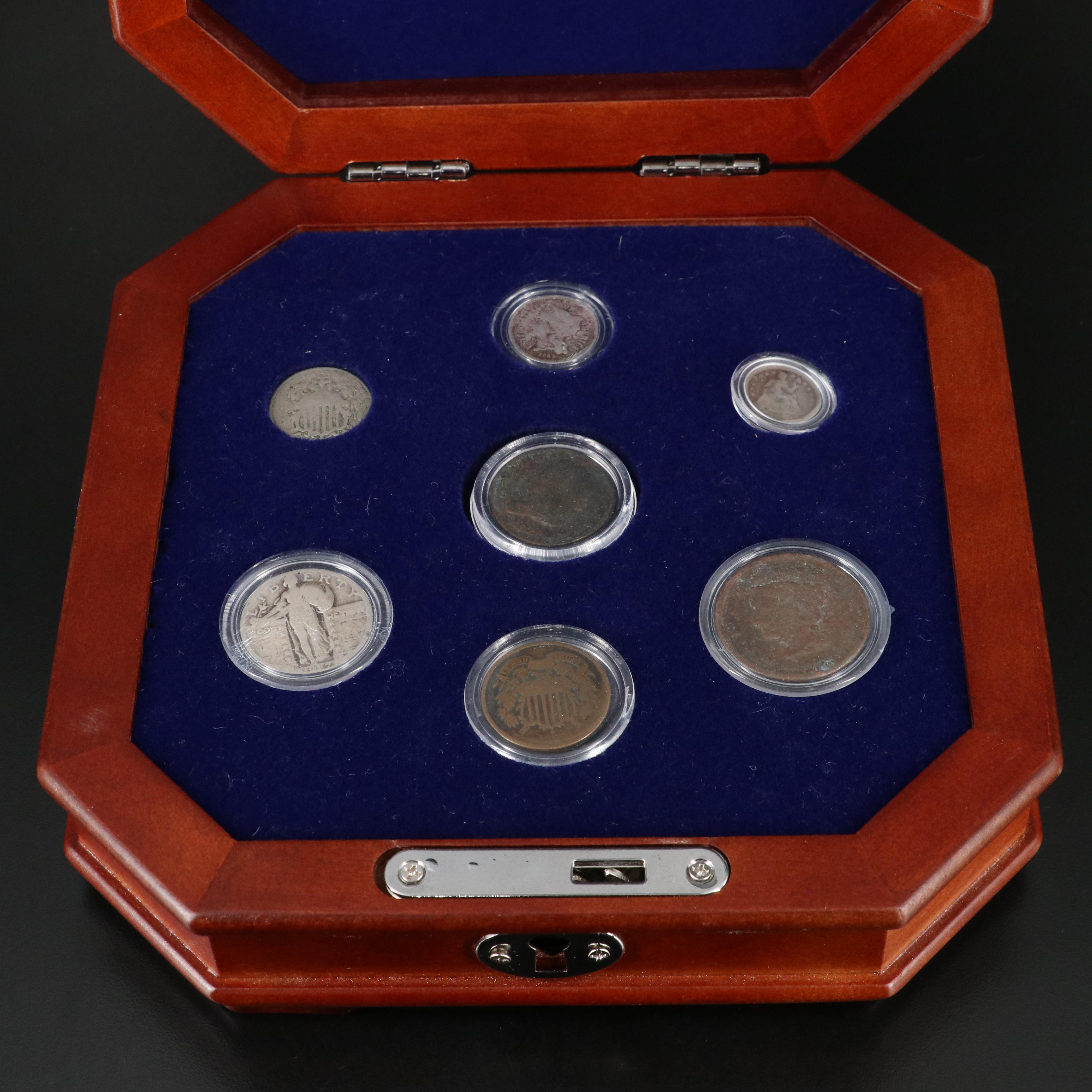 "Lost Coins of the 19th Century" 7-Piece U.S. Coin Set | EBTH