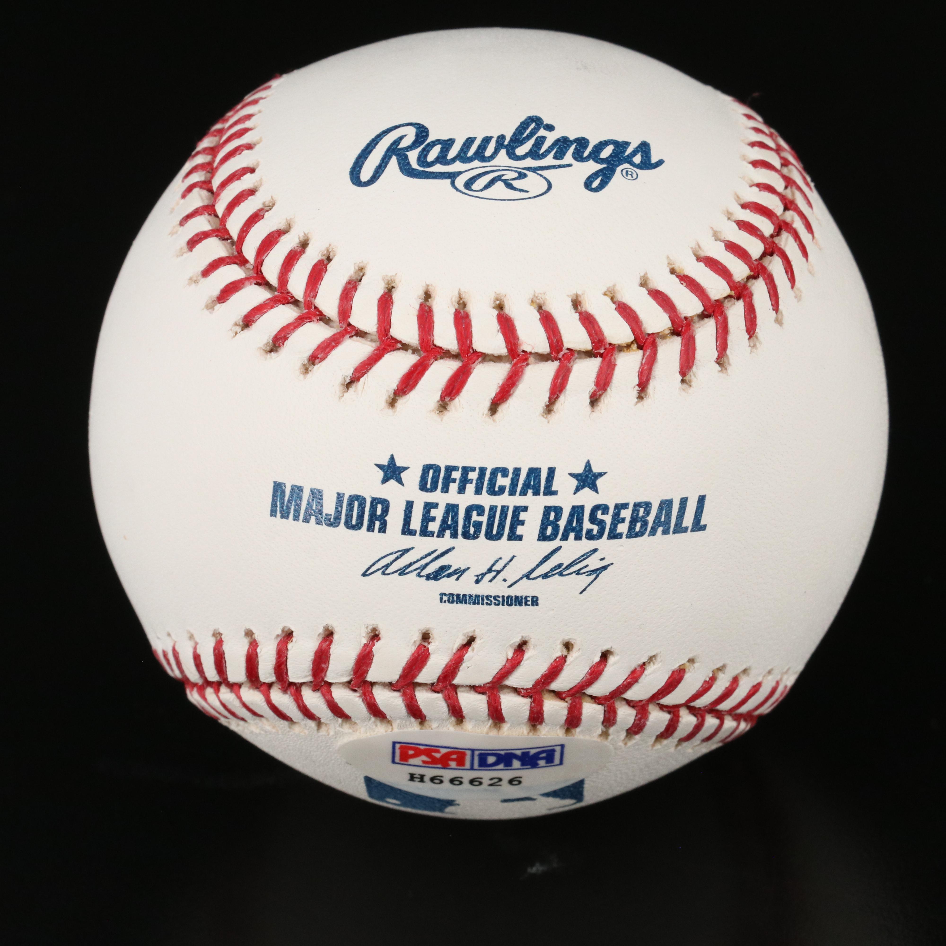 Willie Mays and Hank Aaron Signed Rawlings Official Major League Baseballs, PSA | EBTH