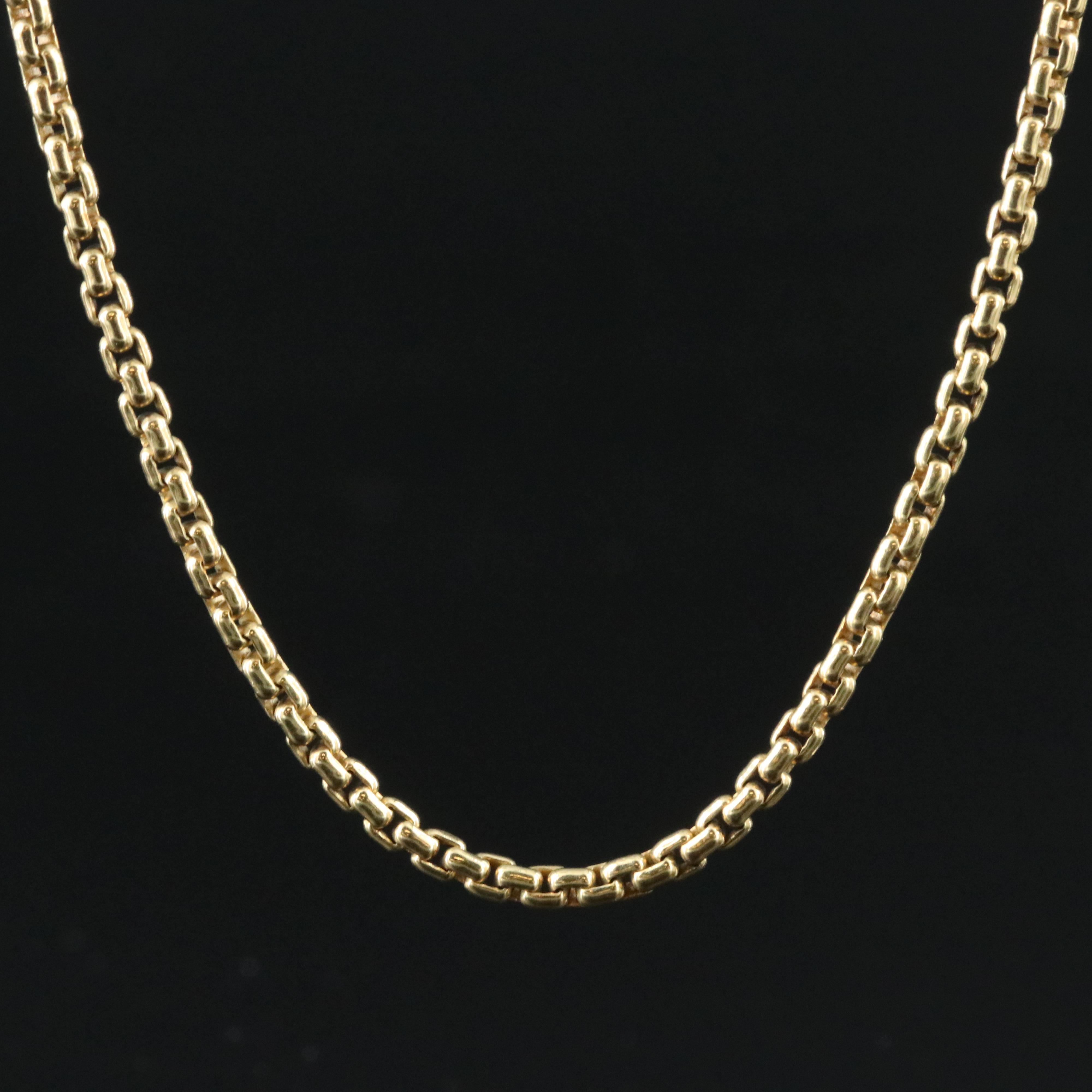 David Yurman 18K Box Chain | EBTH