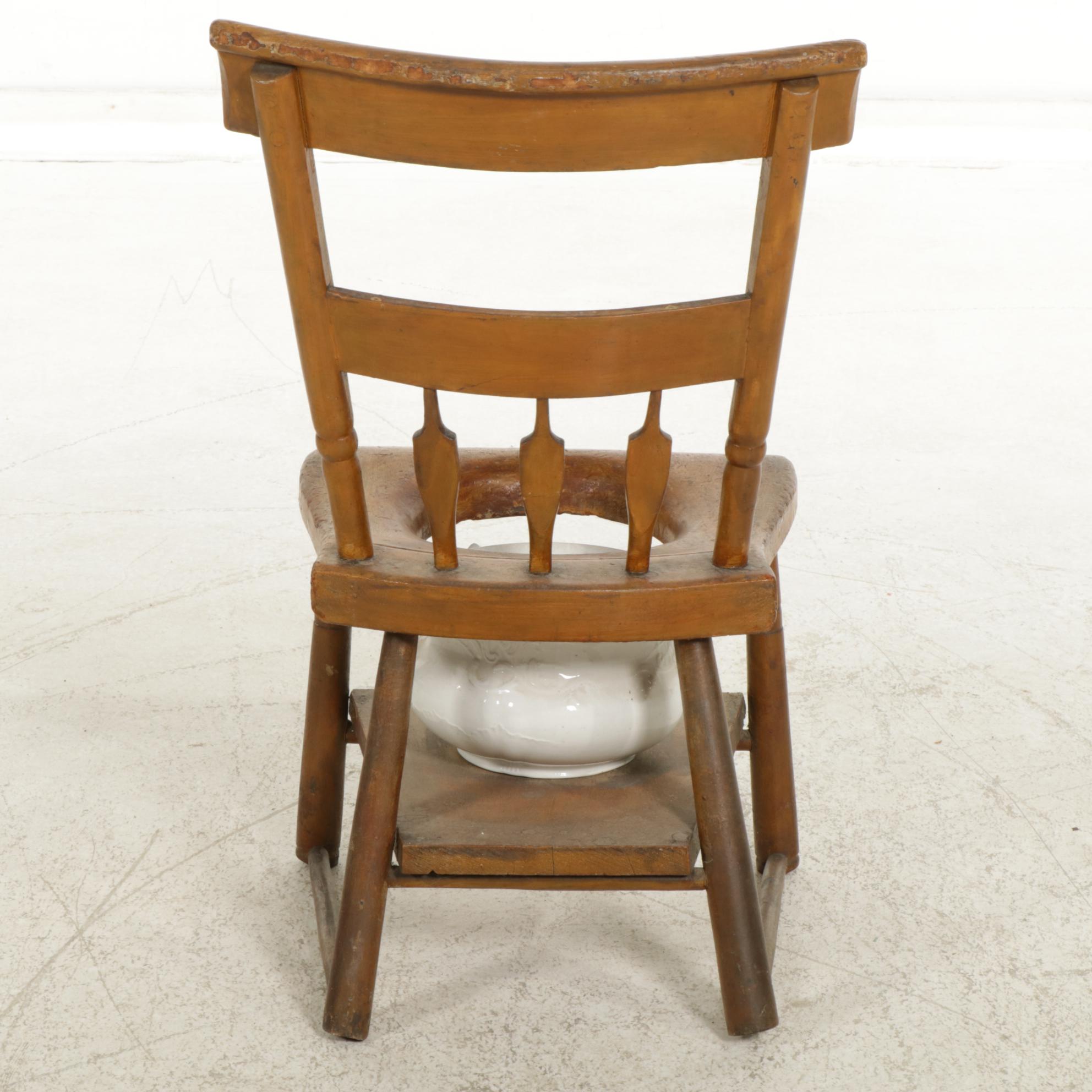 Wooden Chamber Pot Chair | EBTH