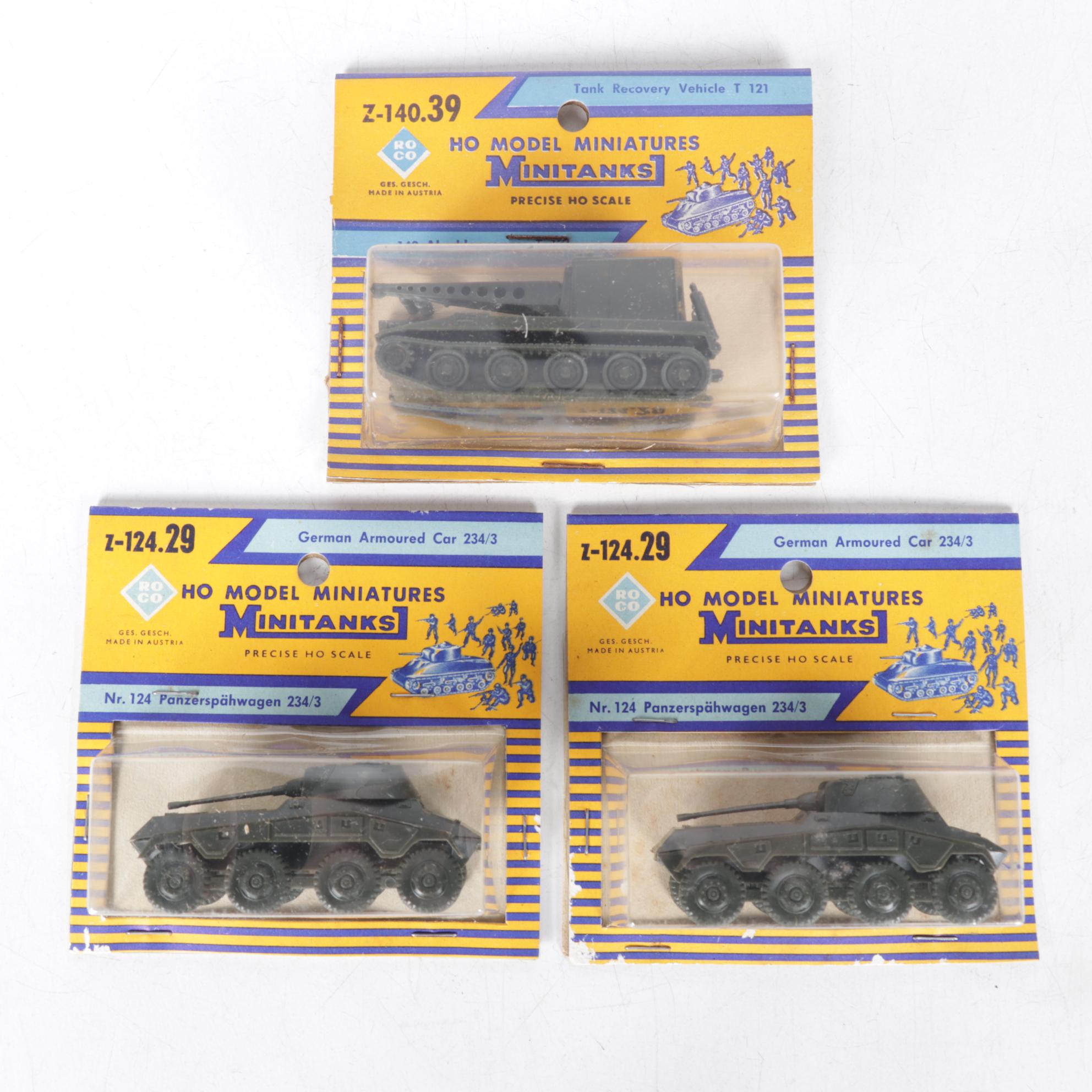 Roco Minitanks HO Scale Plastic Tanks and Military Vehicles | EBTH