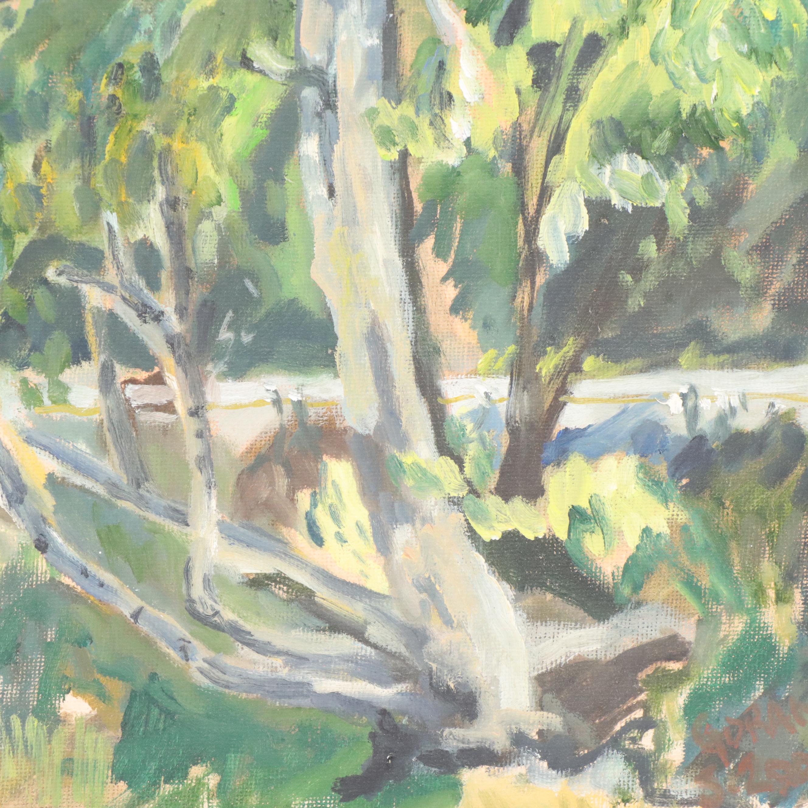 Goran Landscape Oil Painting, 2008 | EBTH