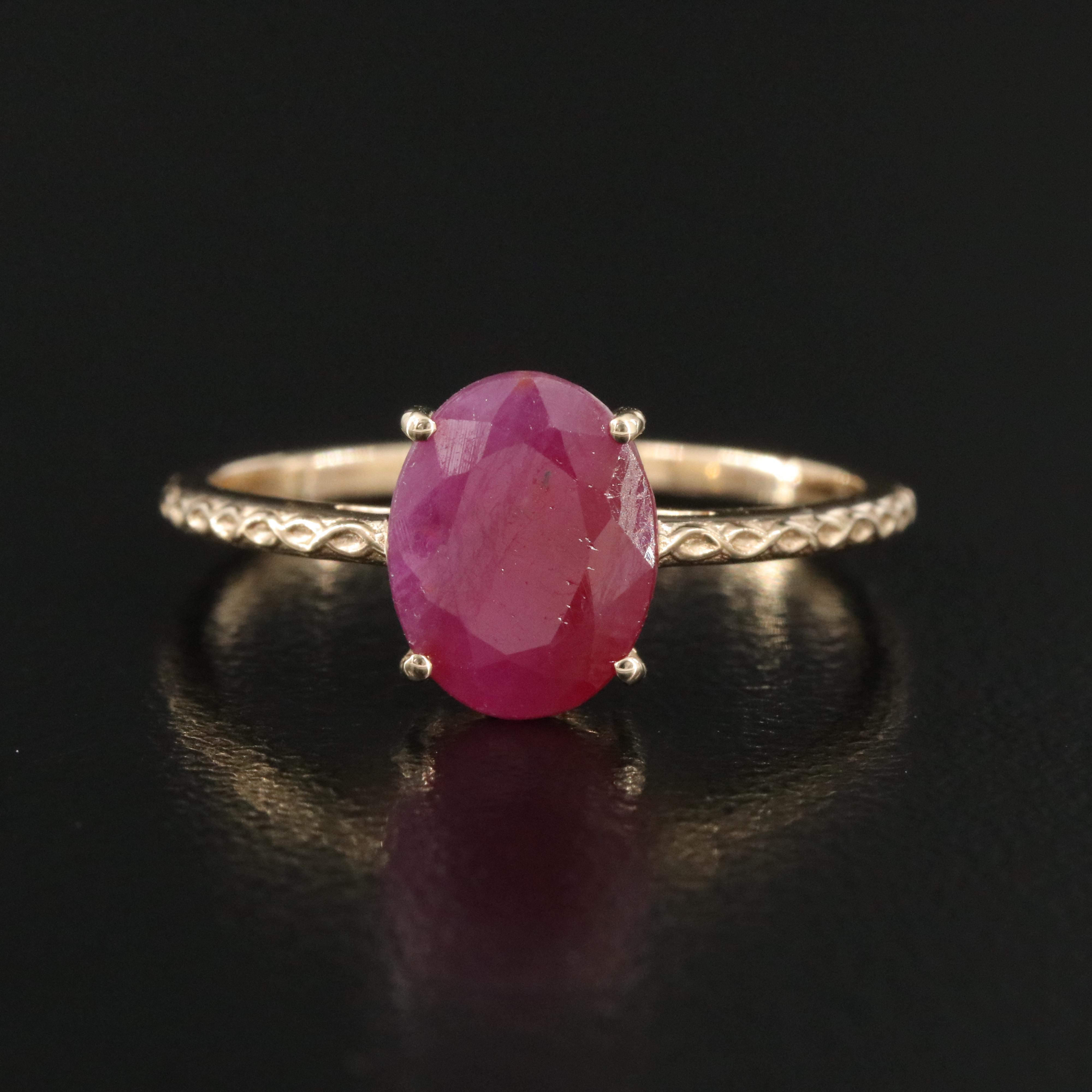 14K Ruby Ring | EBTH