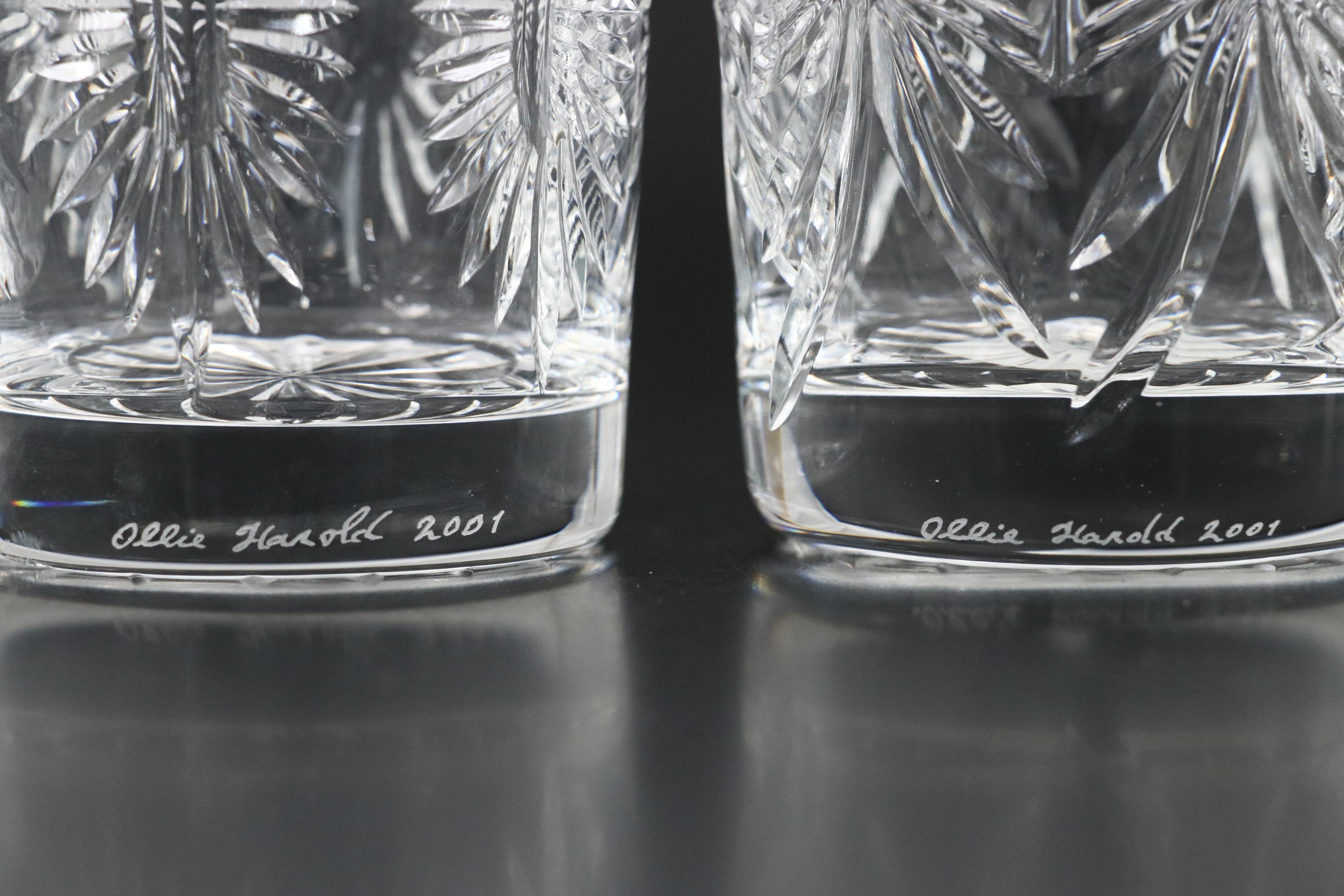 Waterford Crystal Toasting Double Old Fashioned Glasses, Four Pairs | EBTH