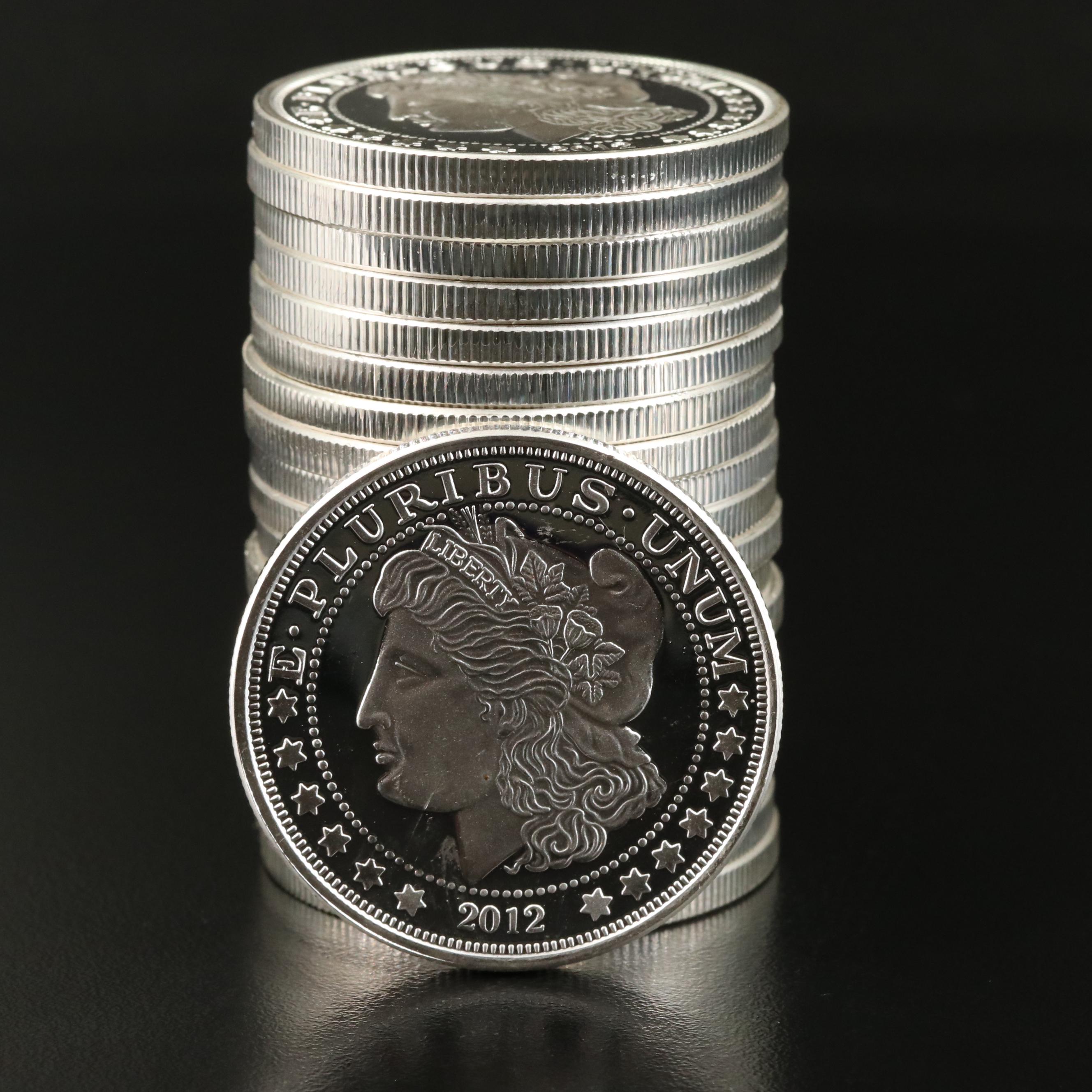 Roll of Twenty, One Ounce Silver Rounds | EBTH