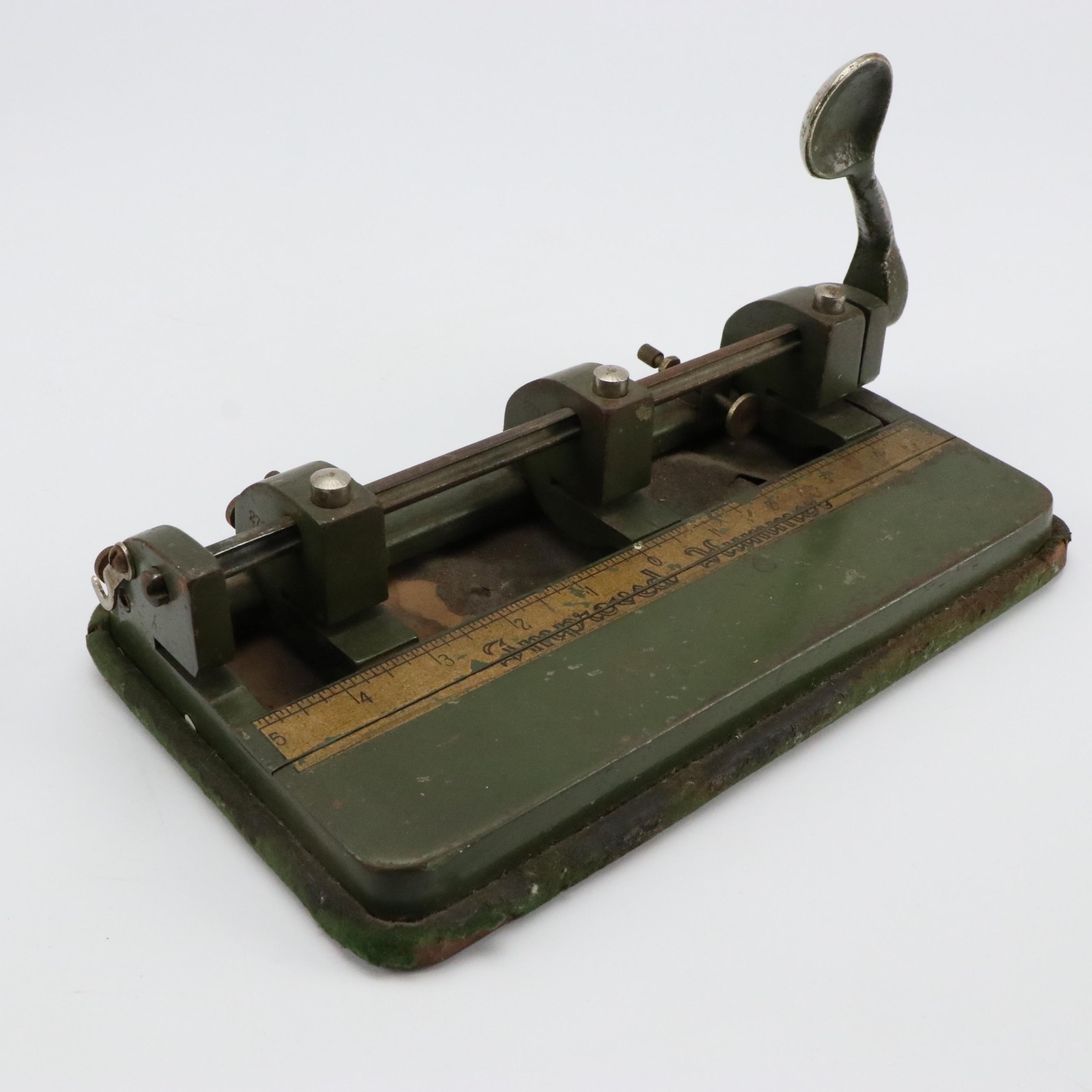 Wilson Jones Improved Hummer Hole Punch with Tool Carrier and Staplers ...