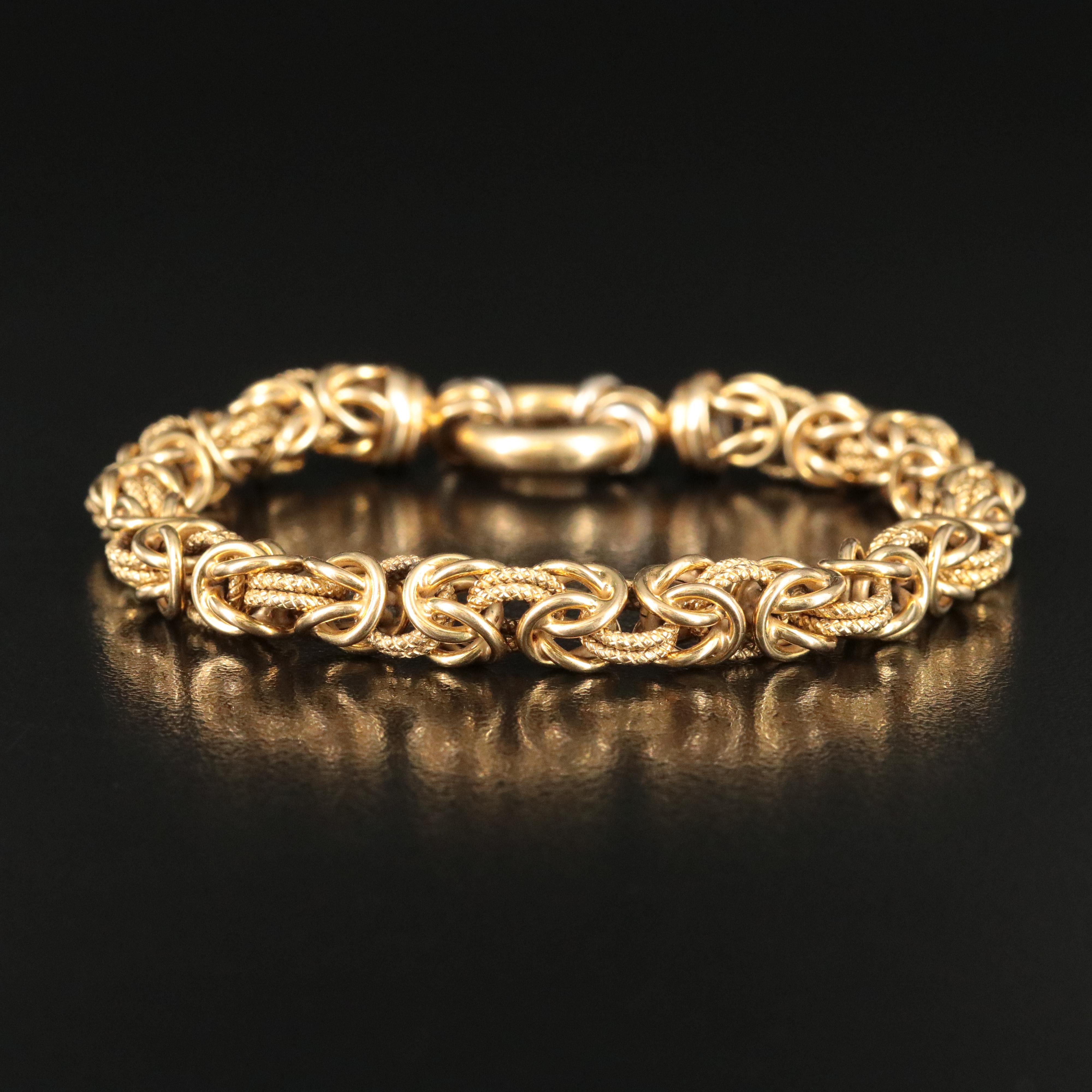 18K Byzantine Chain Bracelet | EBTH