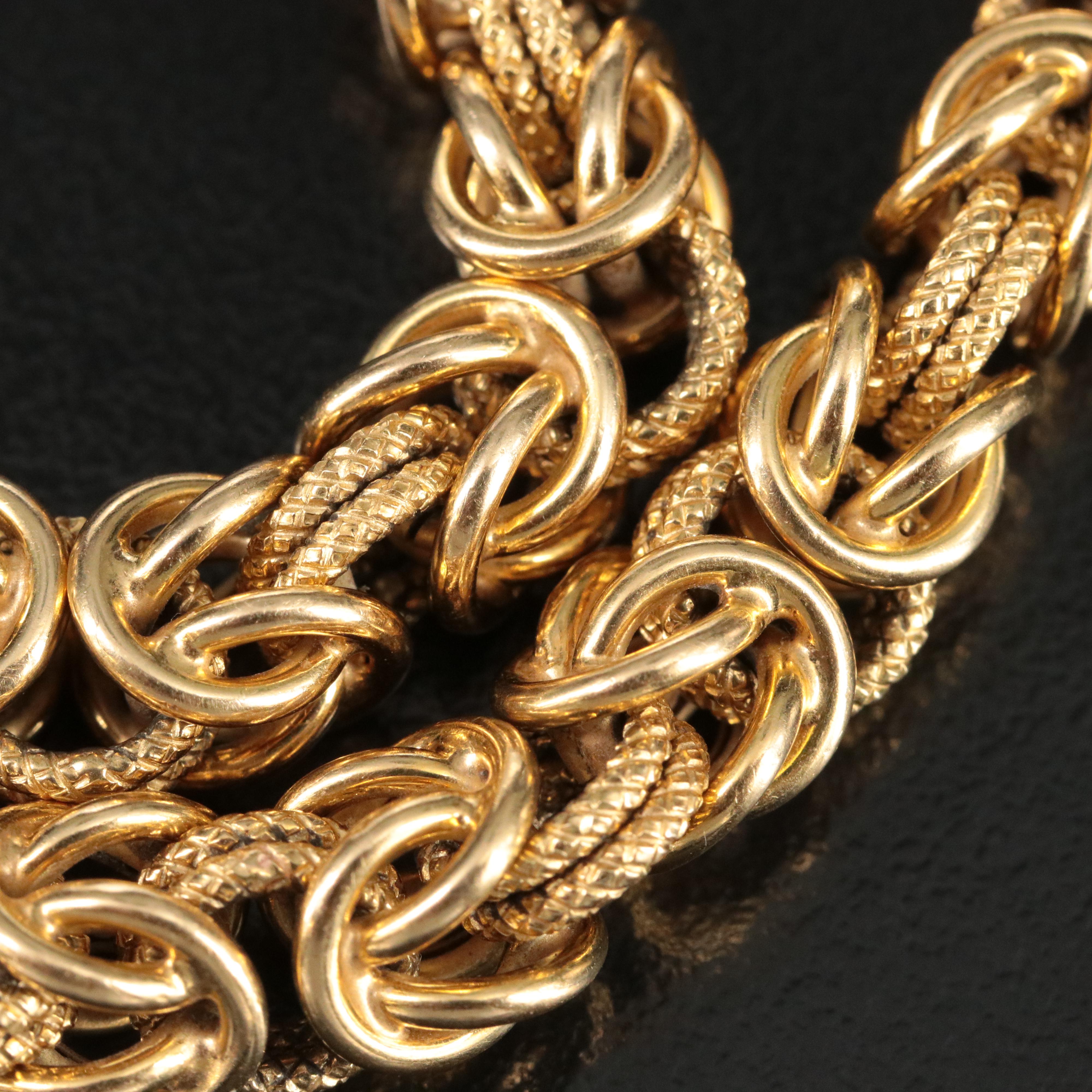 18K Byzantine Chain Bracelet | EBTH