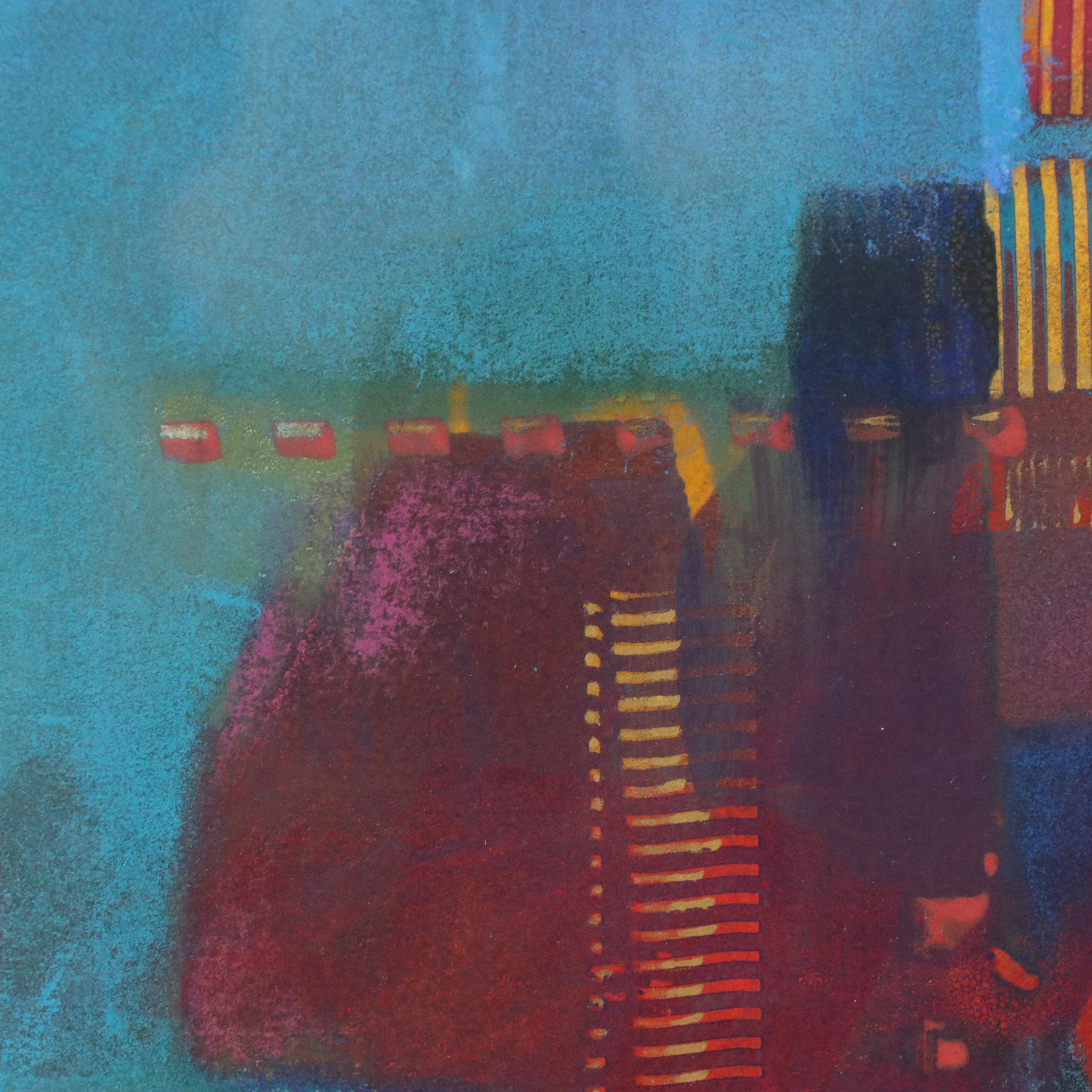 Sandi Tax Abstract Pastel Drawing | EBTH