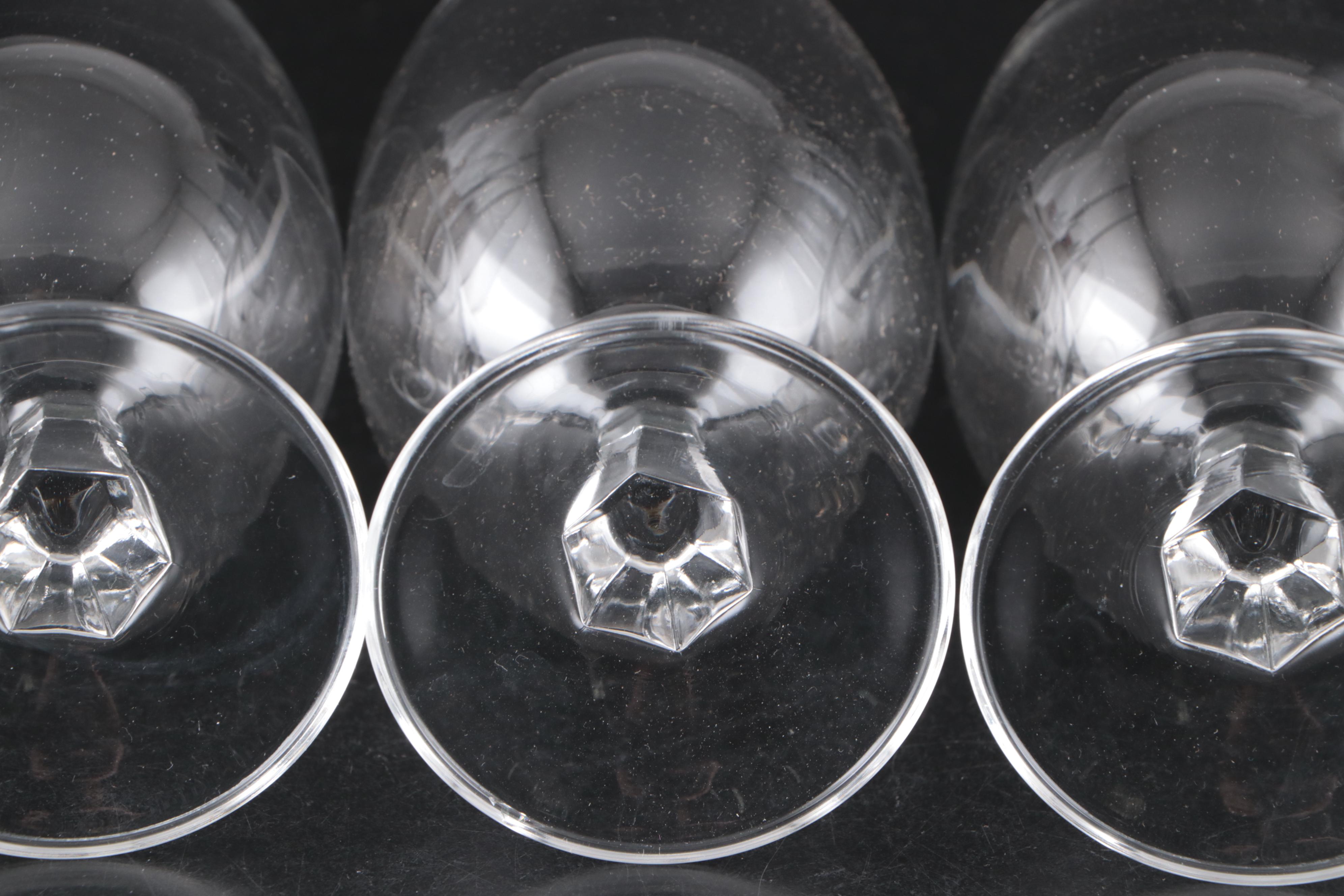 Arcoroc Octagon Glass Plates with Silver Plate Flatware and Other ...