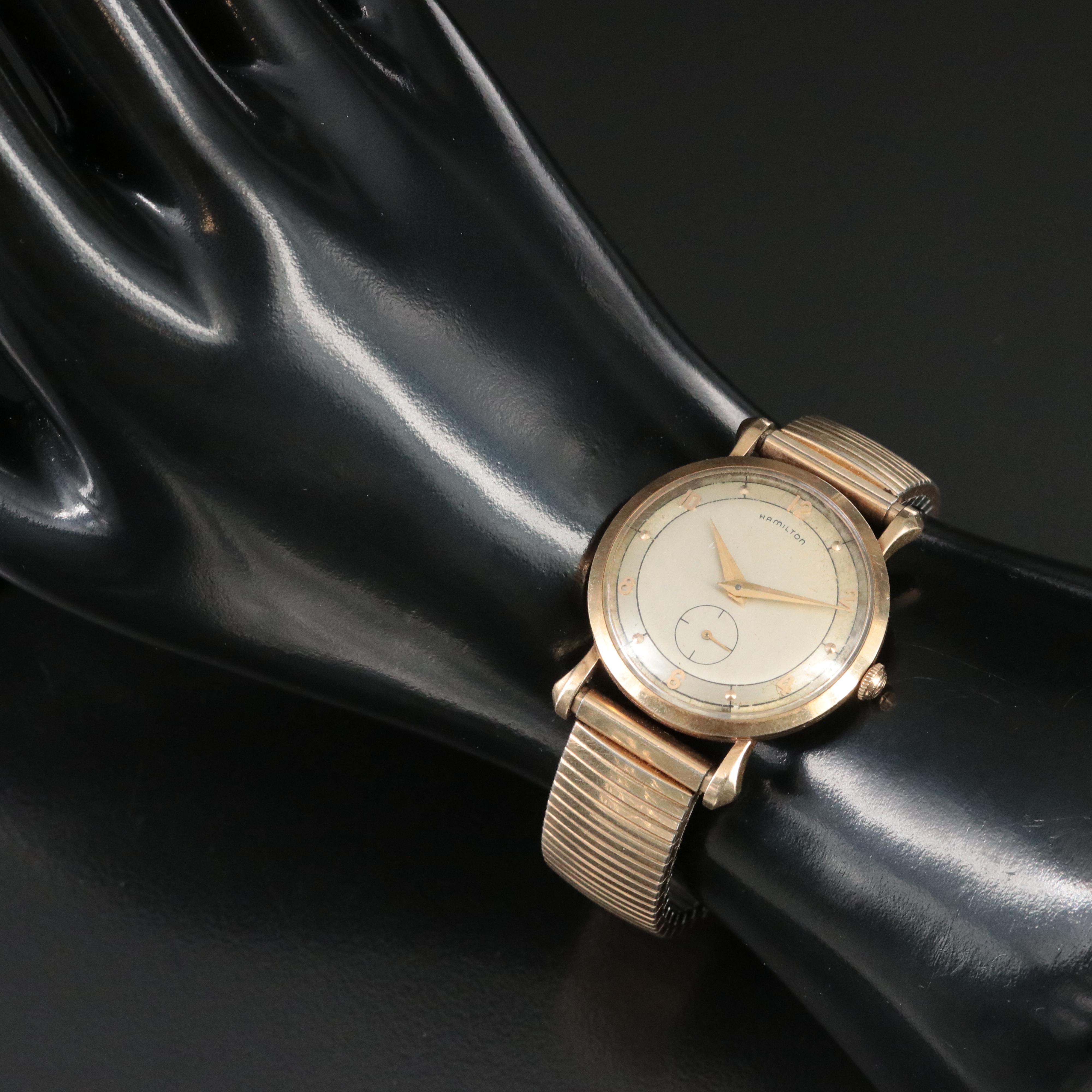 Vintage 10K Hamilton 25 Years Award Watch | EBTH