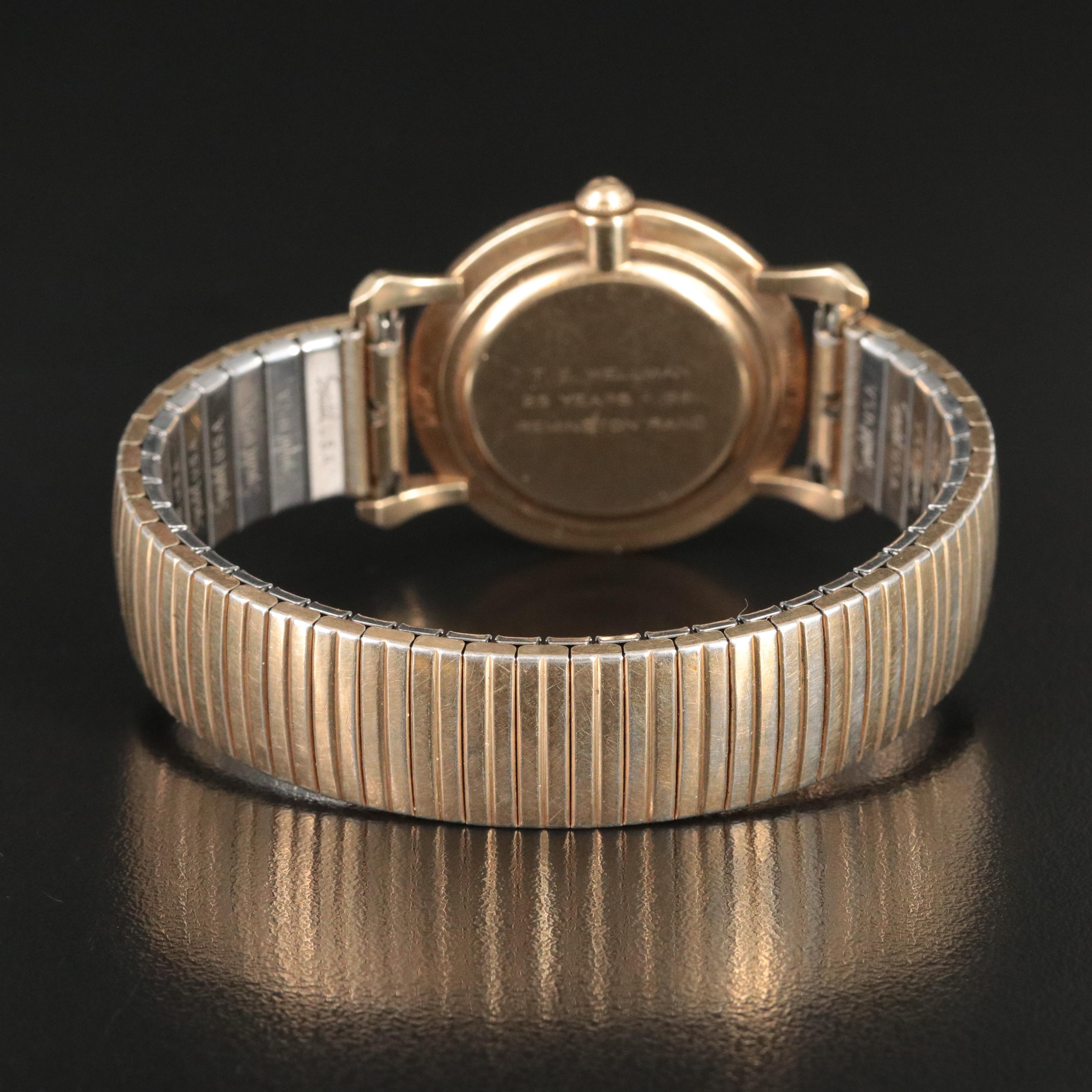 Vintage 10K Hamilton 25 Years Award Watch | EBTH