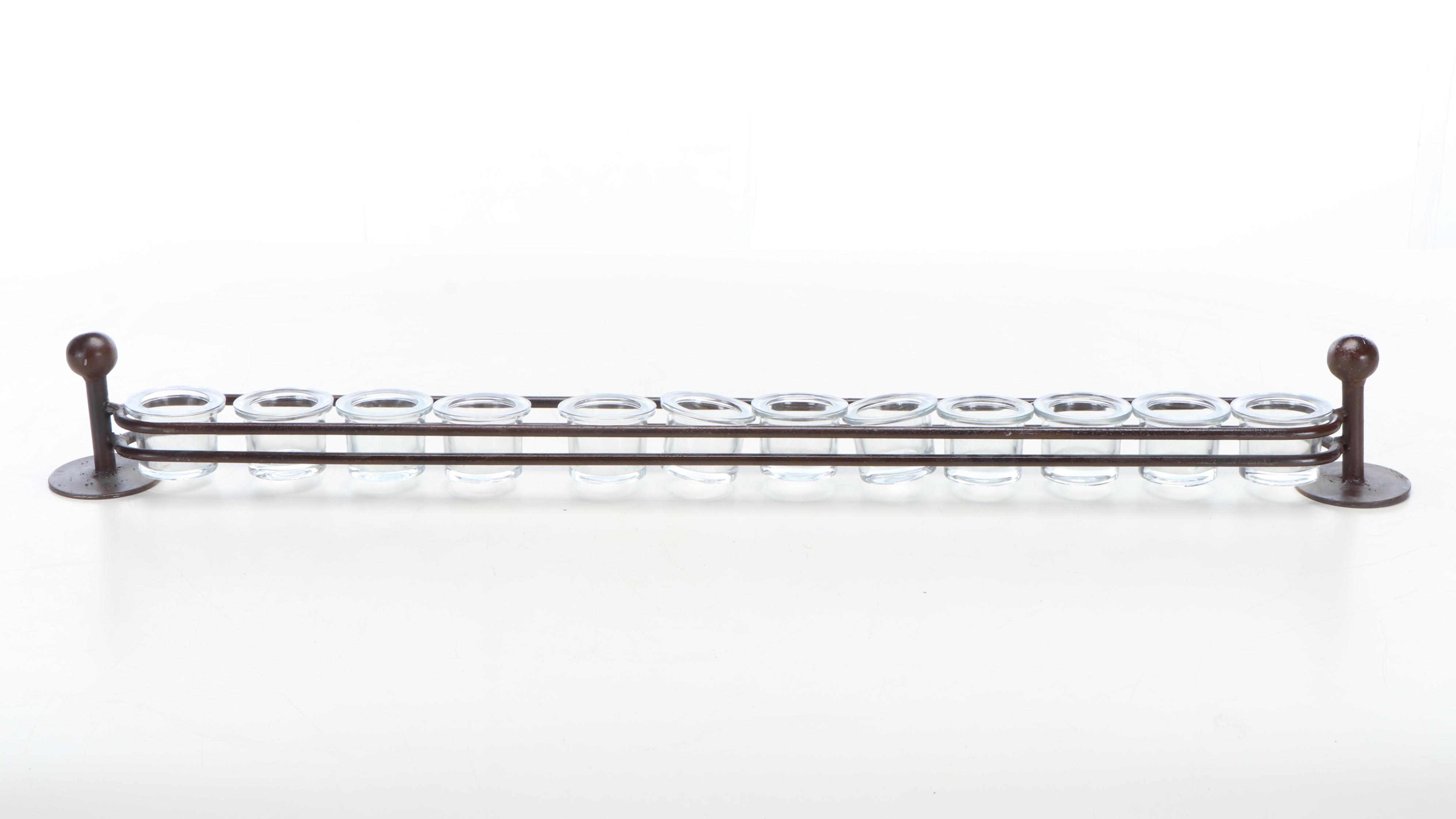 Cast Iron Tea Light Candle Holder Rack | EBTH