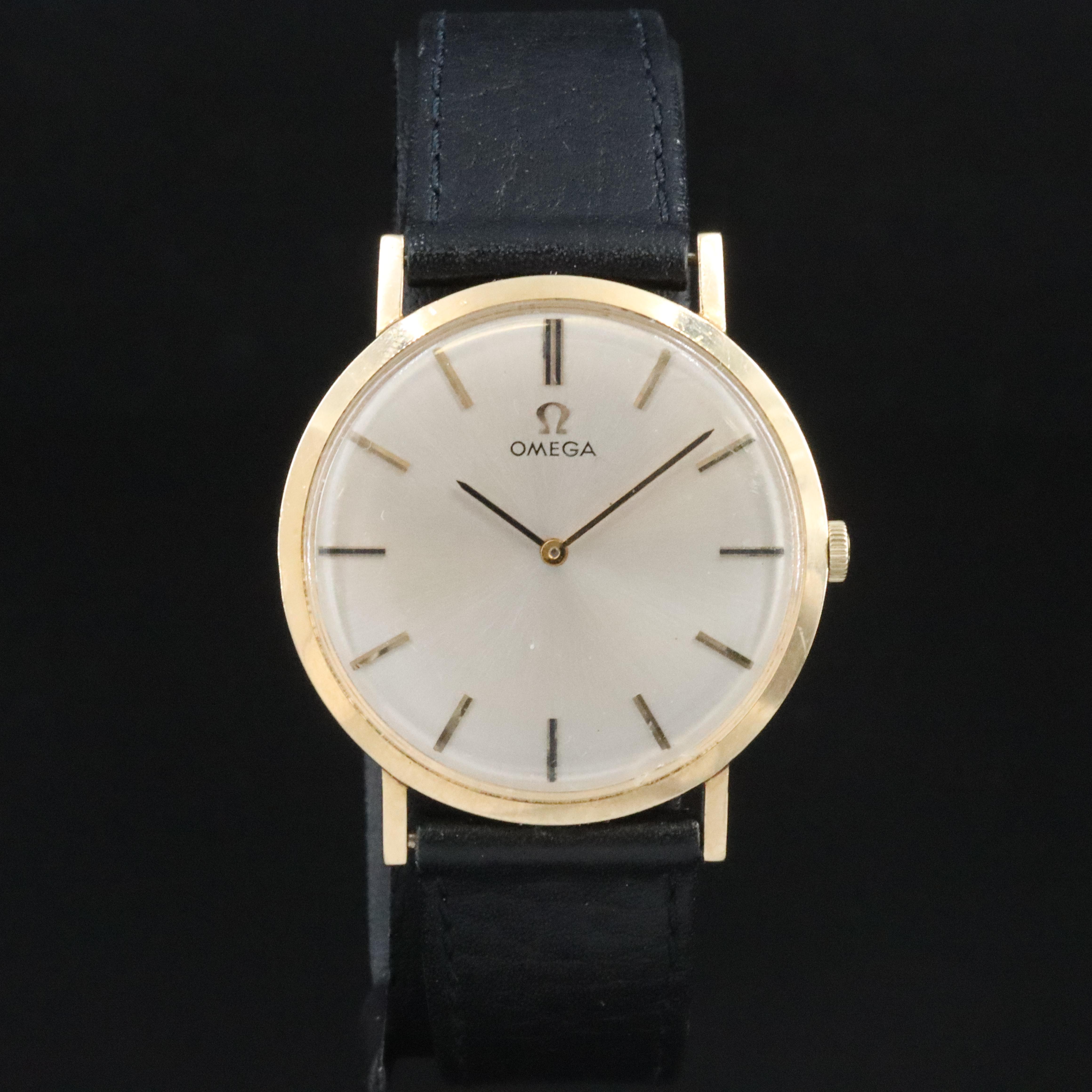 Vintage 14K Omega Stem Wind Watch | EBTH