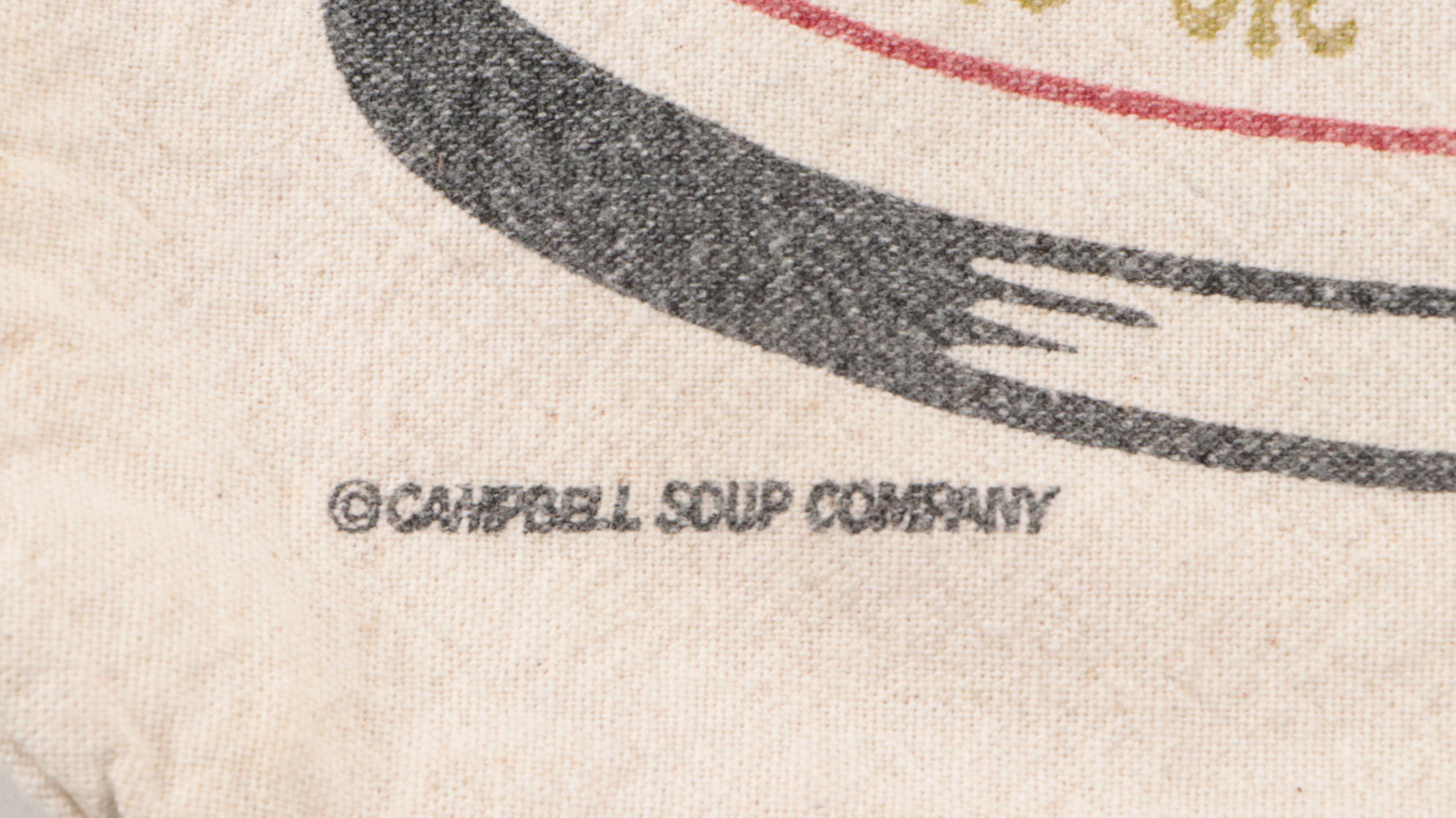 Campbell's Soup Advertising Backpack and Drawstring Bag, 1990s | EBTH