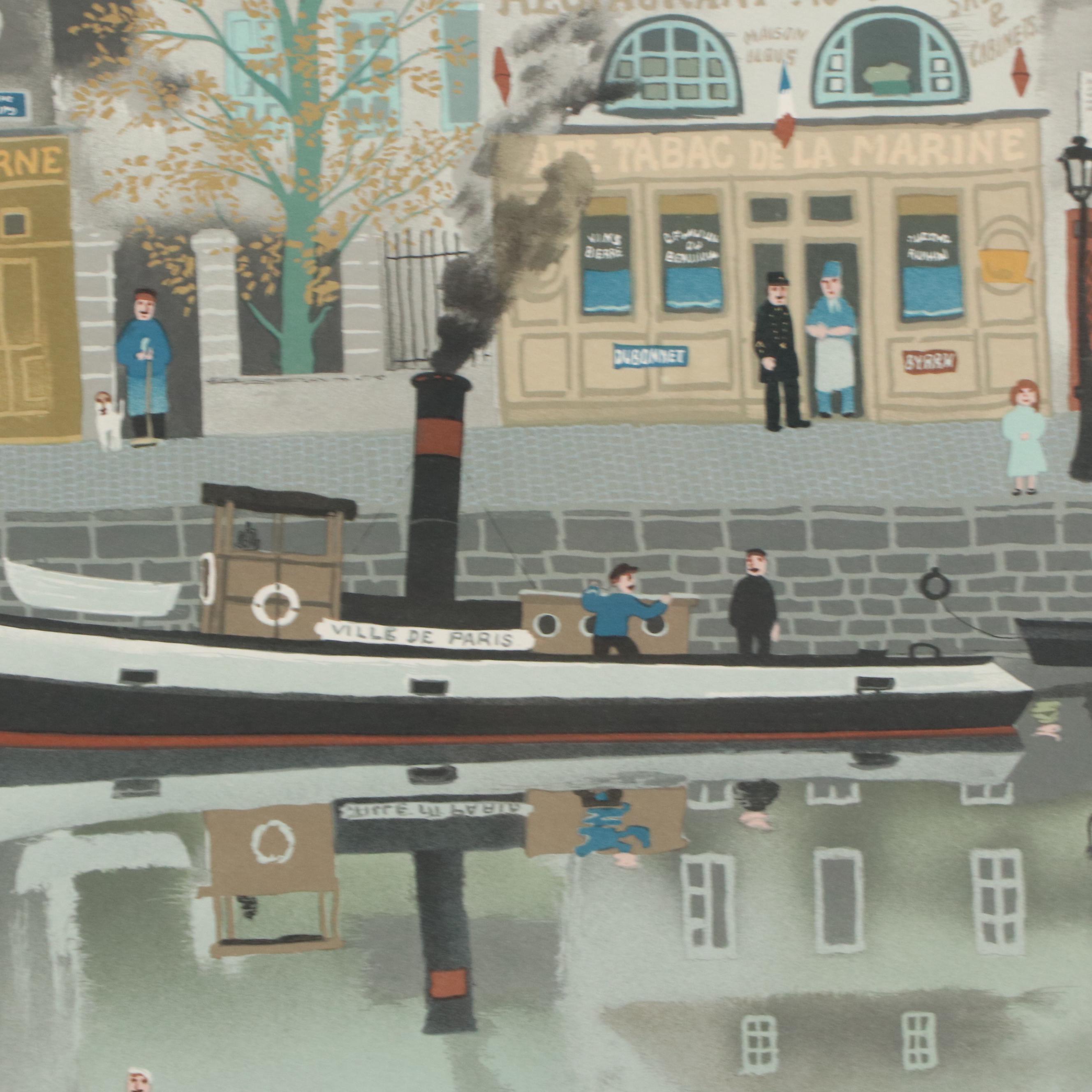 Michel Delacroix Color Lithograph "Le Canal," Circa 1982 | EBTH