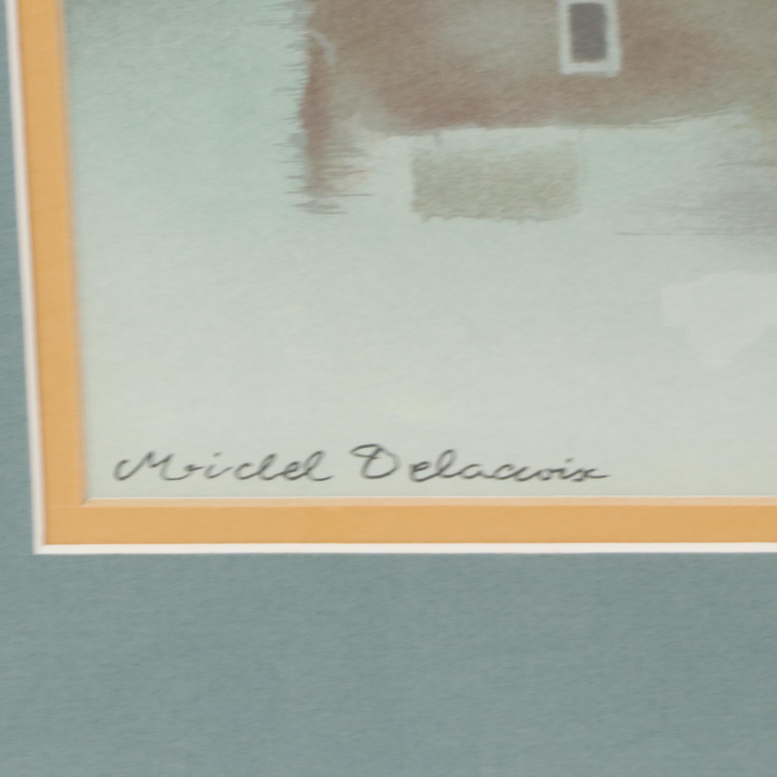 Michel Delacroix Color Lithograph "Le Canal," Circa 1982 | EBTH