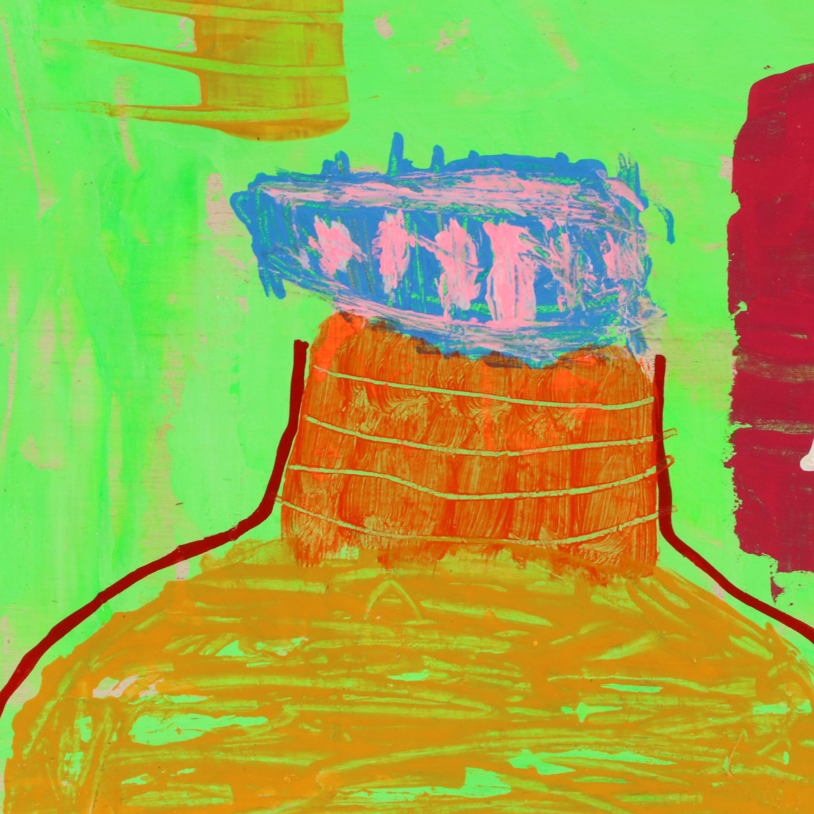 Bob Hoke Outsider Acrylic Painting "Soft Machine," 2015 | EBTH