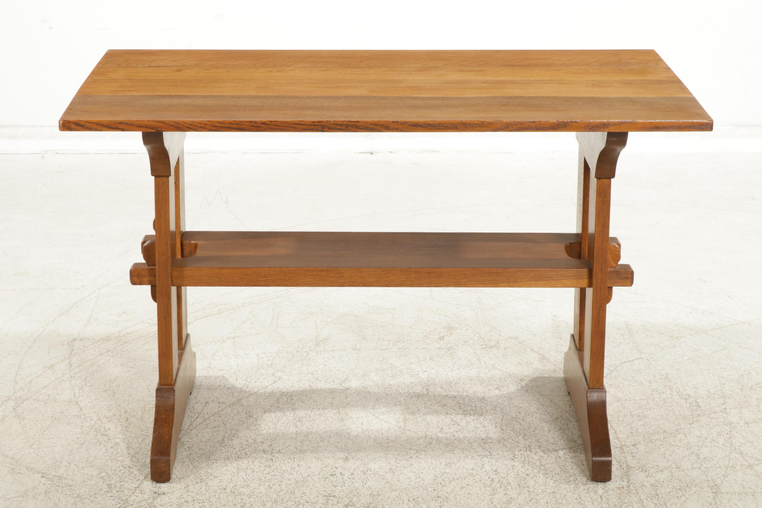 Stickley Mission Style Oak Library Table, Late 20th to 21st Century | EBTH