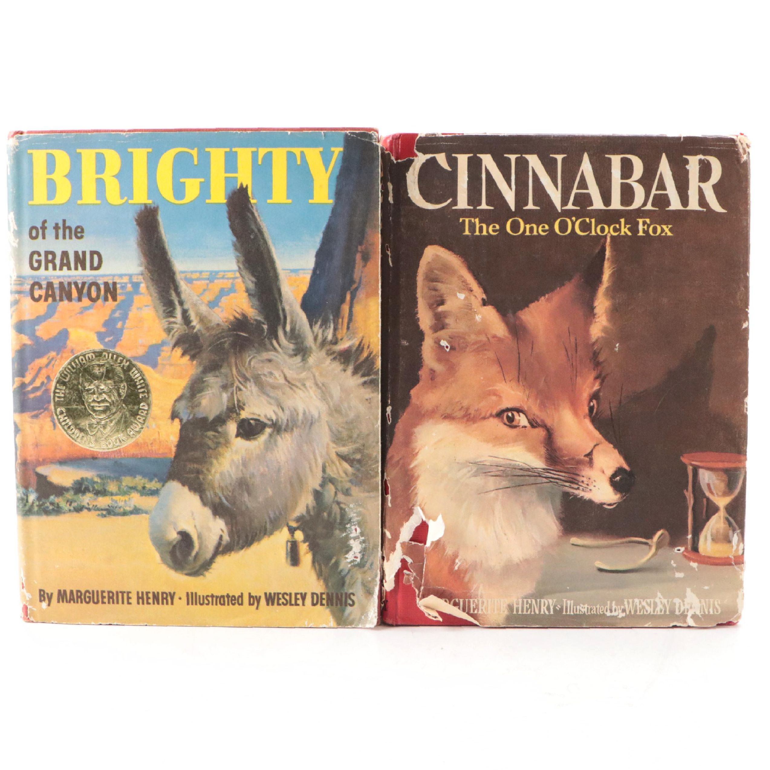 Illustrated "Cinnabar, the One O'Clock Fox" and Other Book by ...