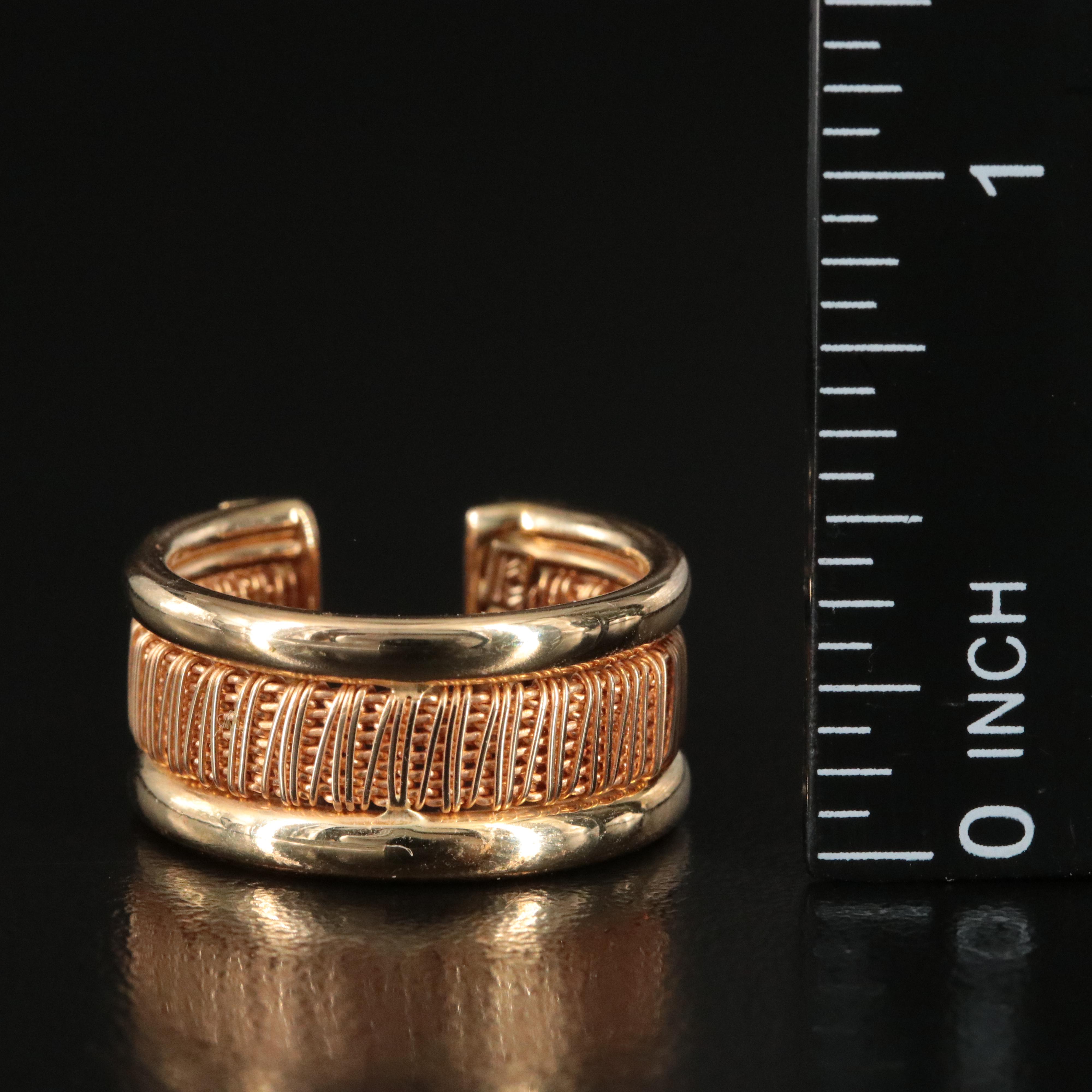 14K Woven Torque Ring | EBTH