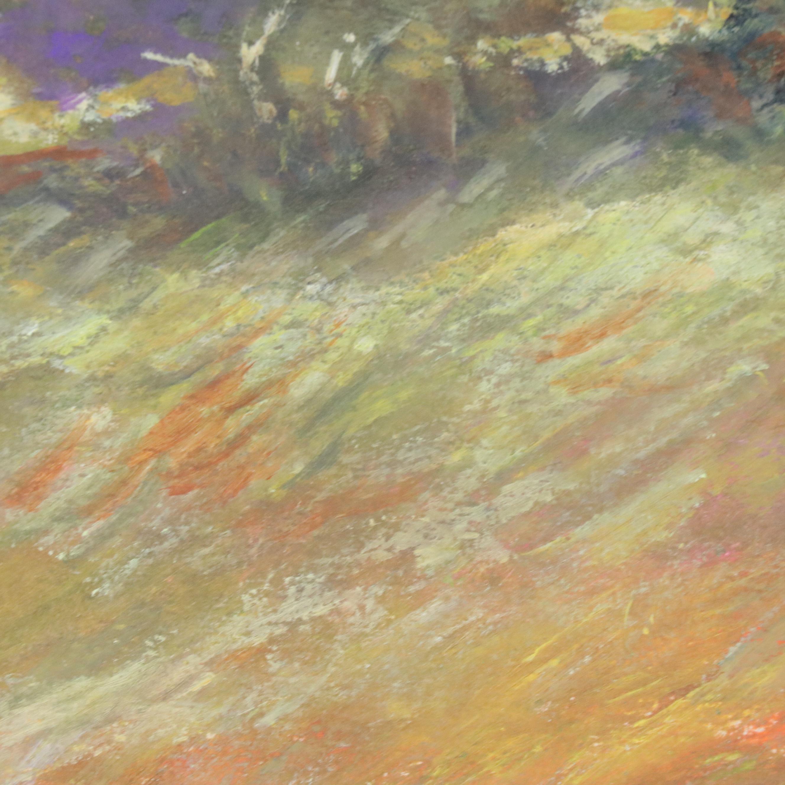 Robert Riddle Baker Acrylic Painting "The Hill Behind the House," 2025 ...