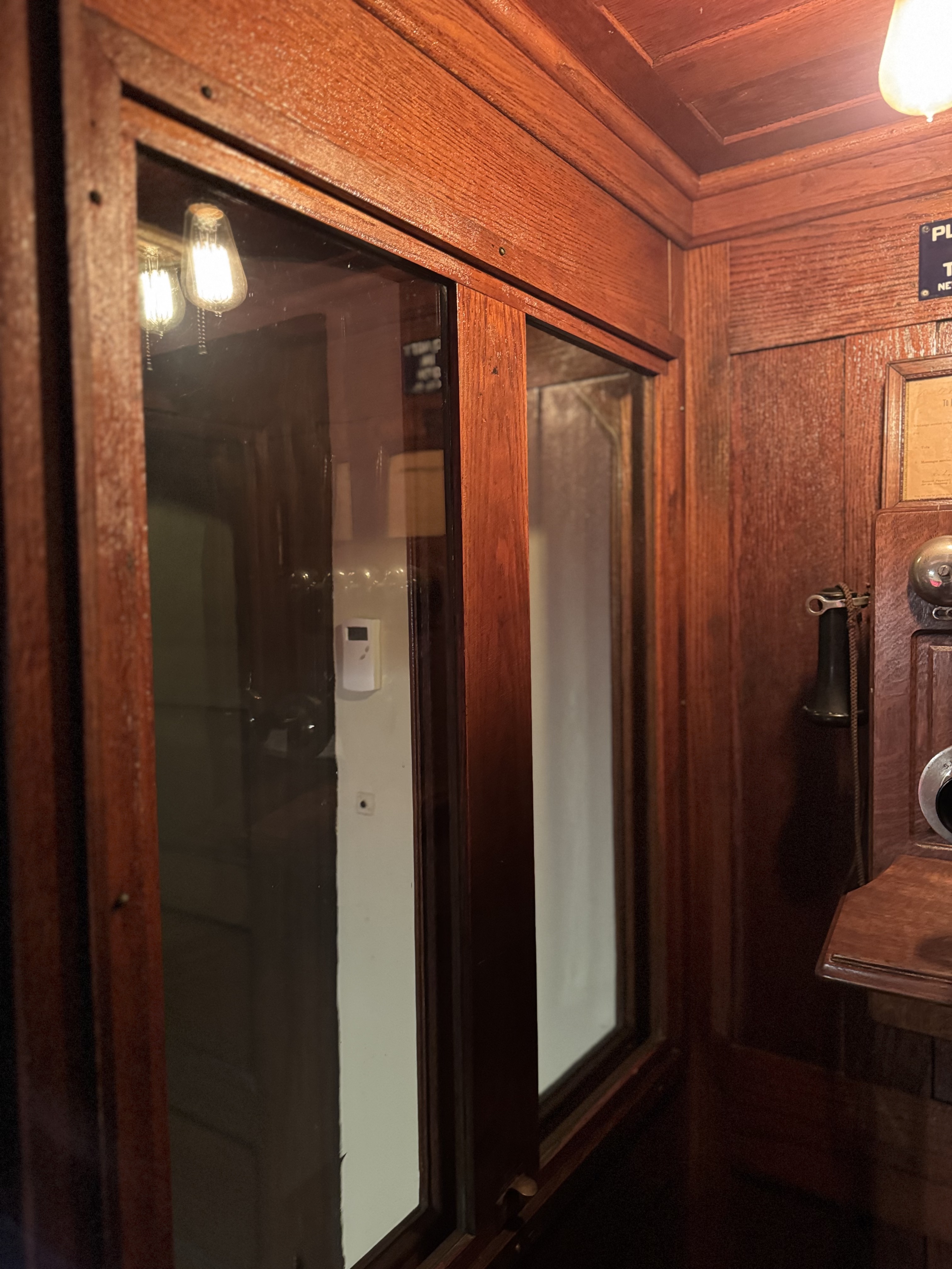 New England Telephone & Telegraph Company Oak Telephone Booth, 20th ...