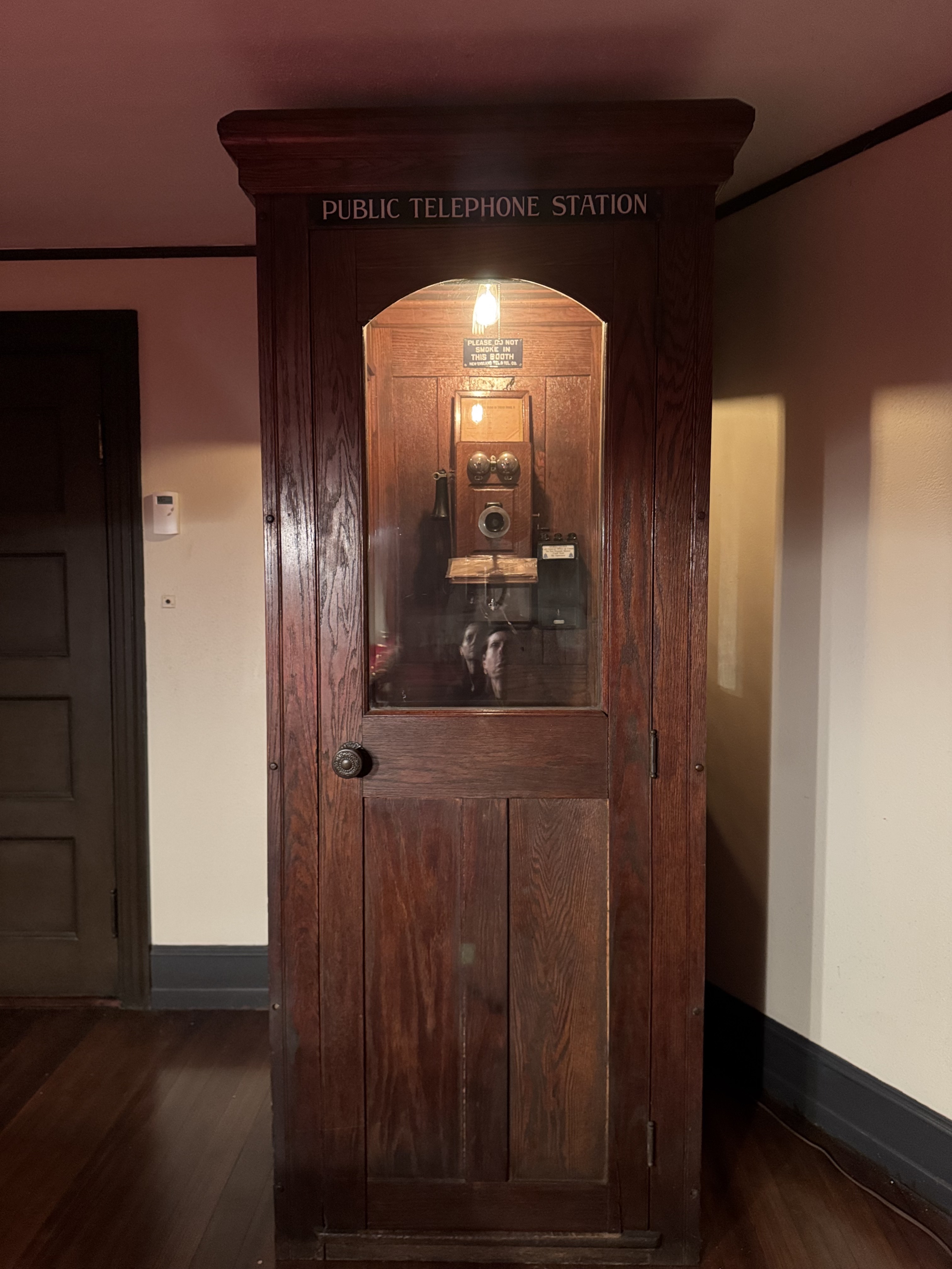 New England Telephone & Telegraph Company Oak Telephone Booth, 20th ...